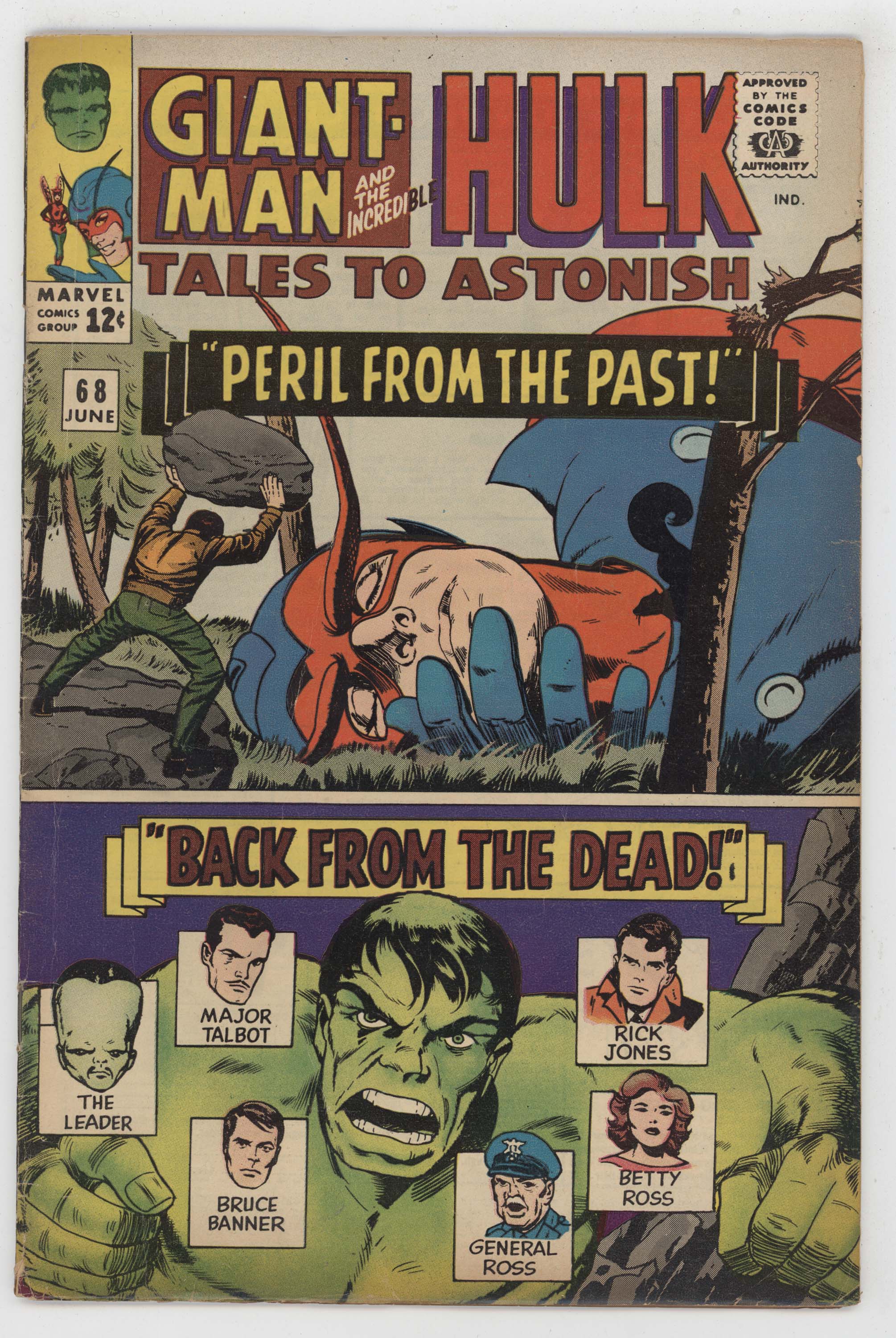 Tales To Astonish 68 Marvel 1965 VG FN Giant-Man Hulk Jack Kirby Stan Lee | Golden Apple Comics