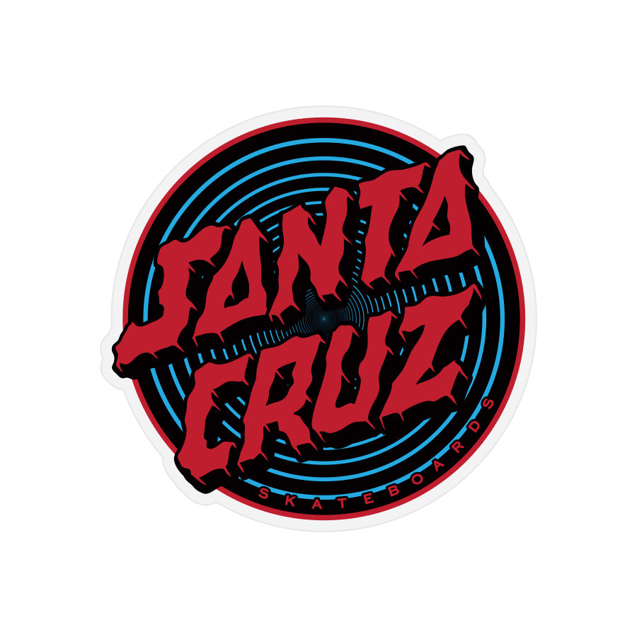 Santa Cruz Depth Dot 4" Sticker – Golden Apple Comics