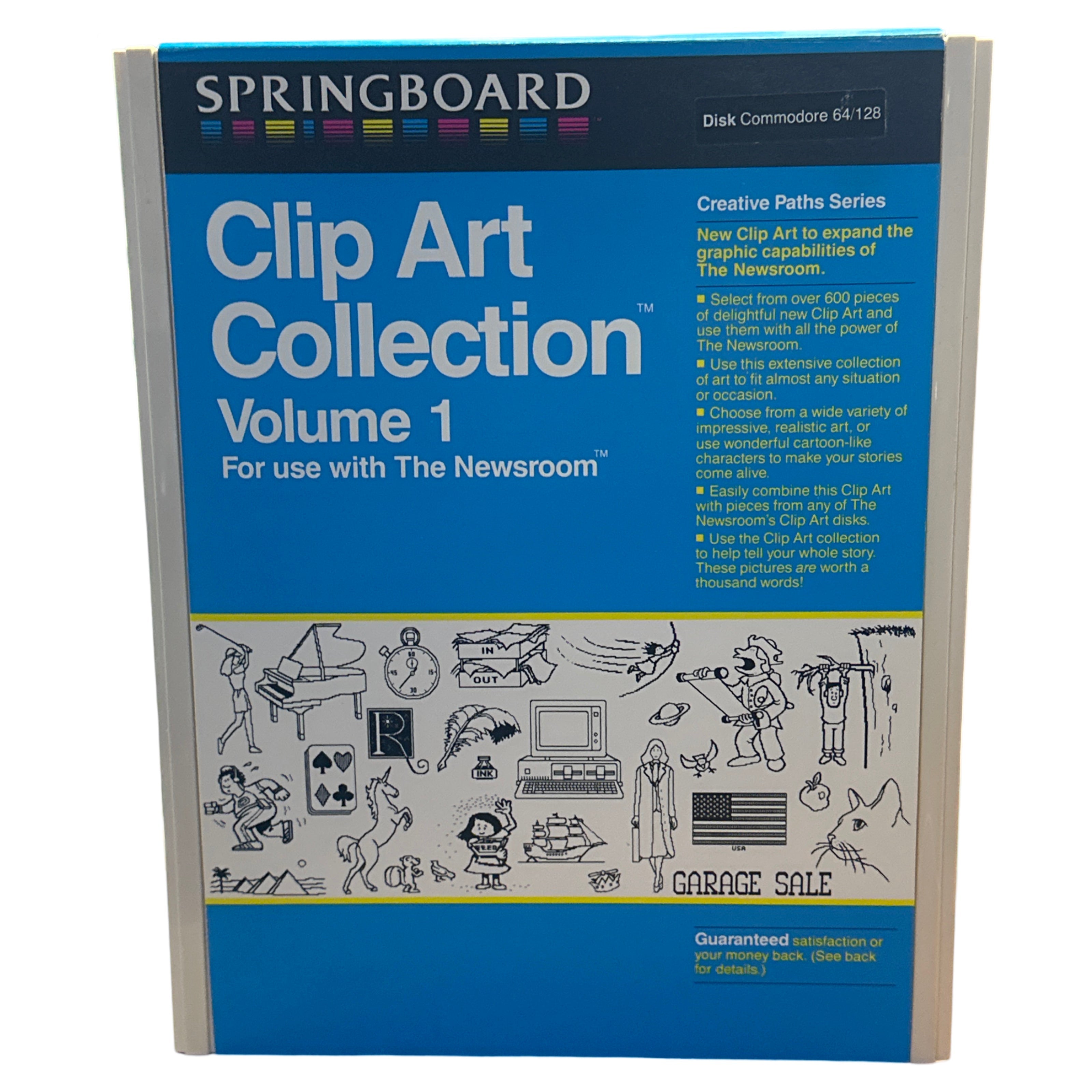 Springboard Clip Art Collection Volume 1 - Commodore 64/128 | Golden ...