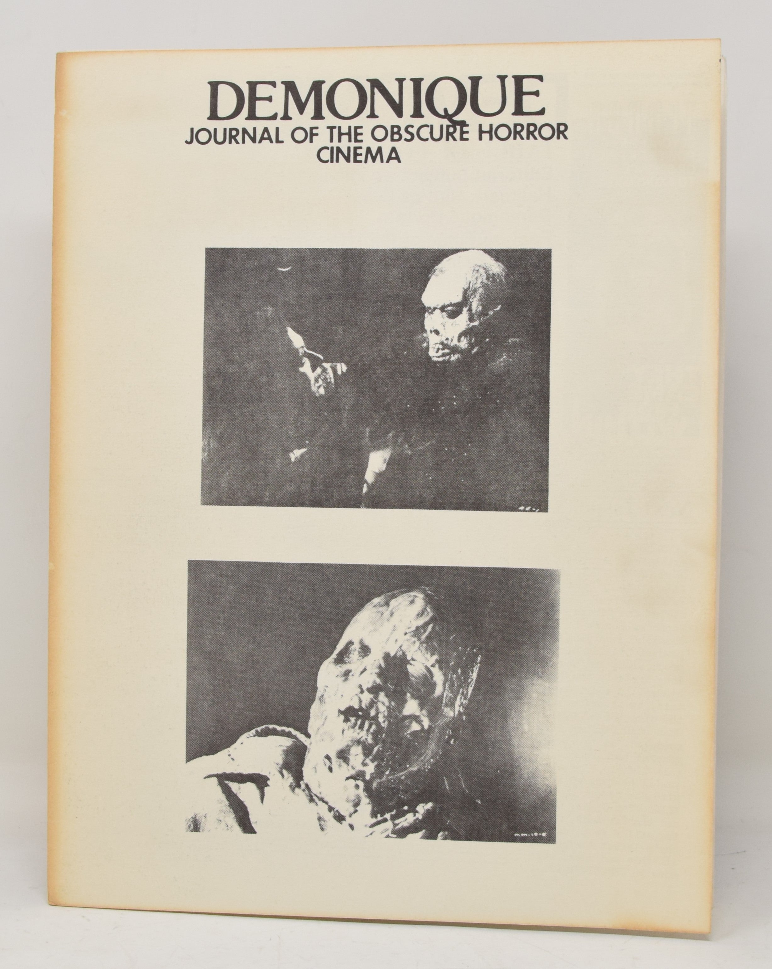 Demonique Magazine Fanzine 1 Fantaco 1980 VF Obscure Horror Incredible – Golden Apple Comics