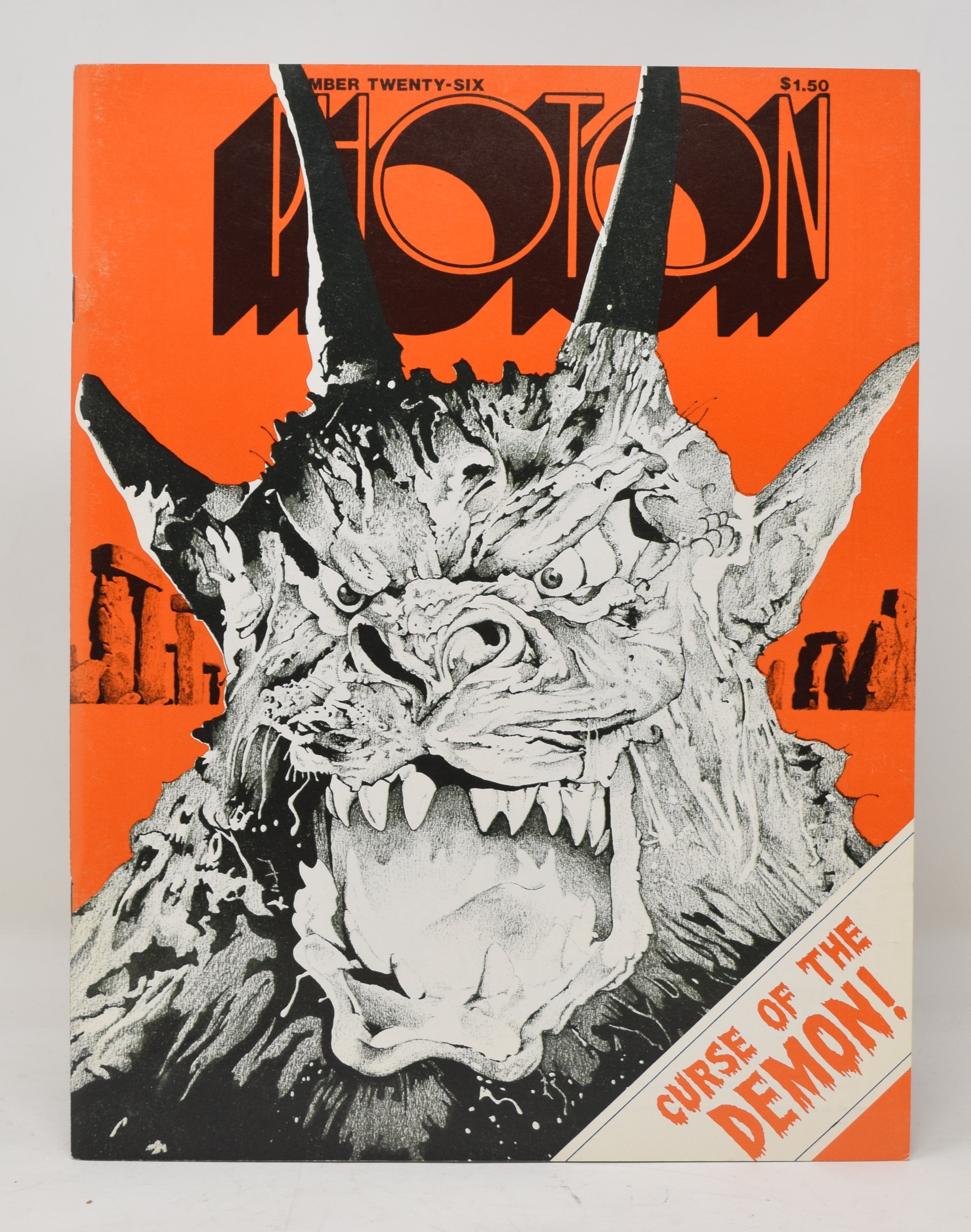 Photon Magazine Fanzine 26 Mark Frank 1975 VF Curse Of the Demon Dave – Golden Apple Comics