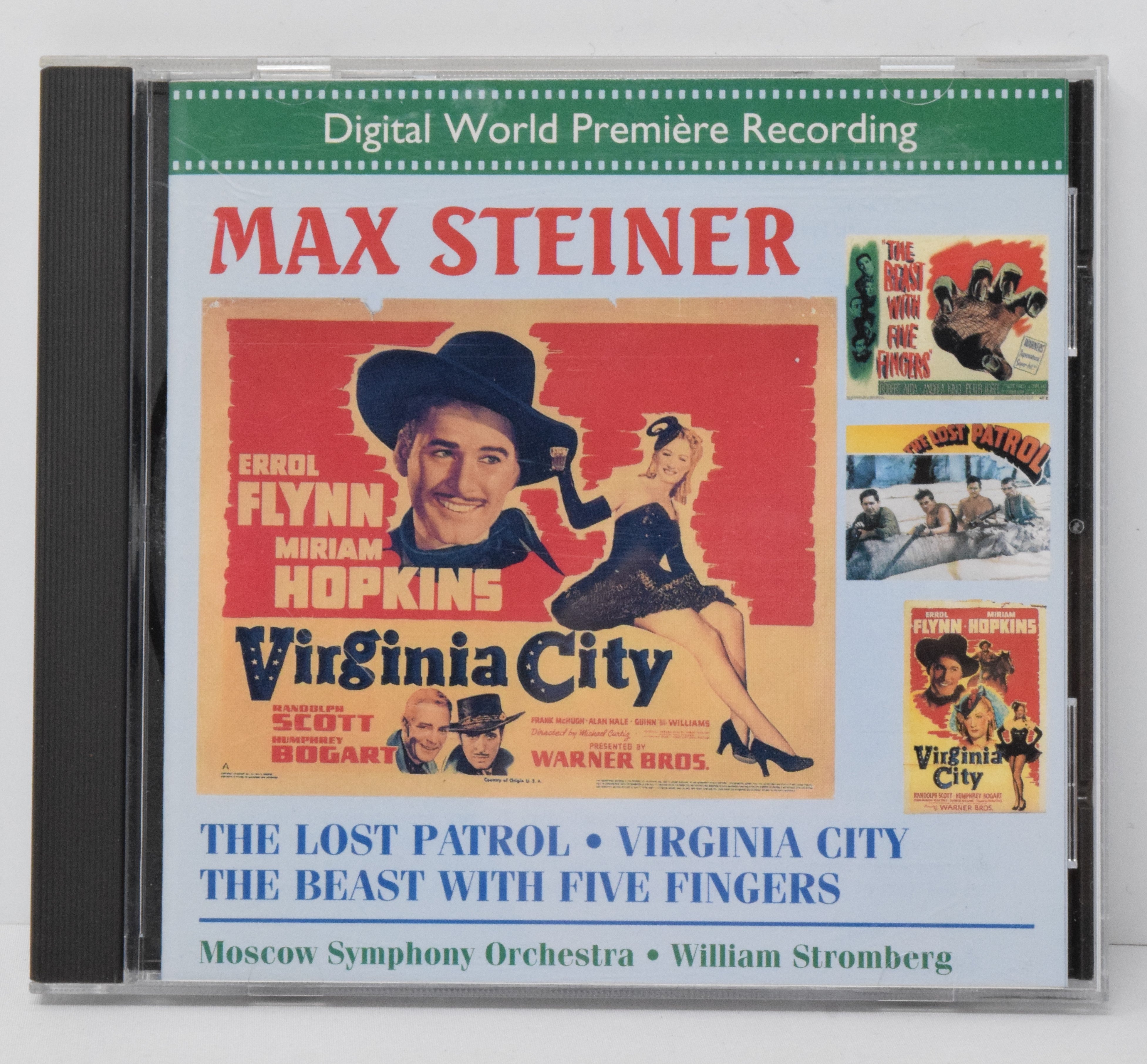Max Steiner The Lost Patrol Virginia City Soundtrack CD William Stromb – Golden Apple Comics