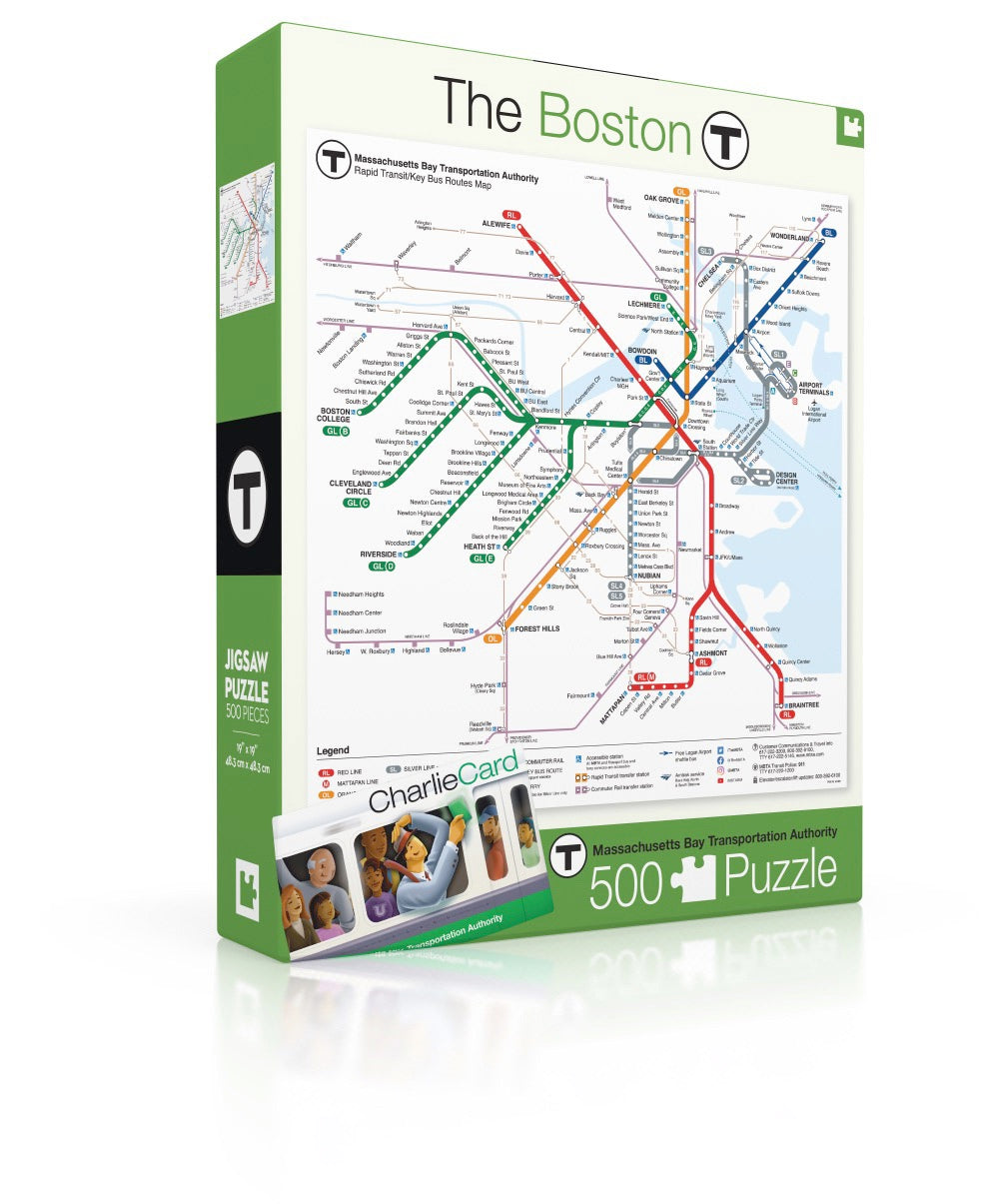 Boston T Map – Golden Apple Comics