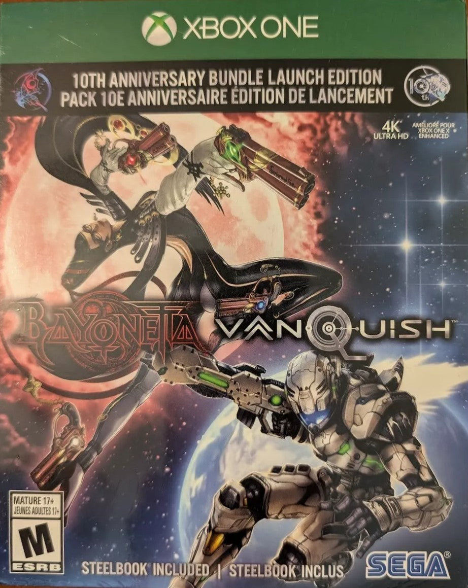 Bayonetta & Vanquish 10th Anniversary Steelbook Launch Edition (Xbox O – Golden Apple Comics