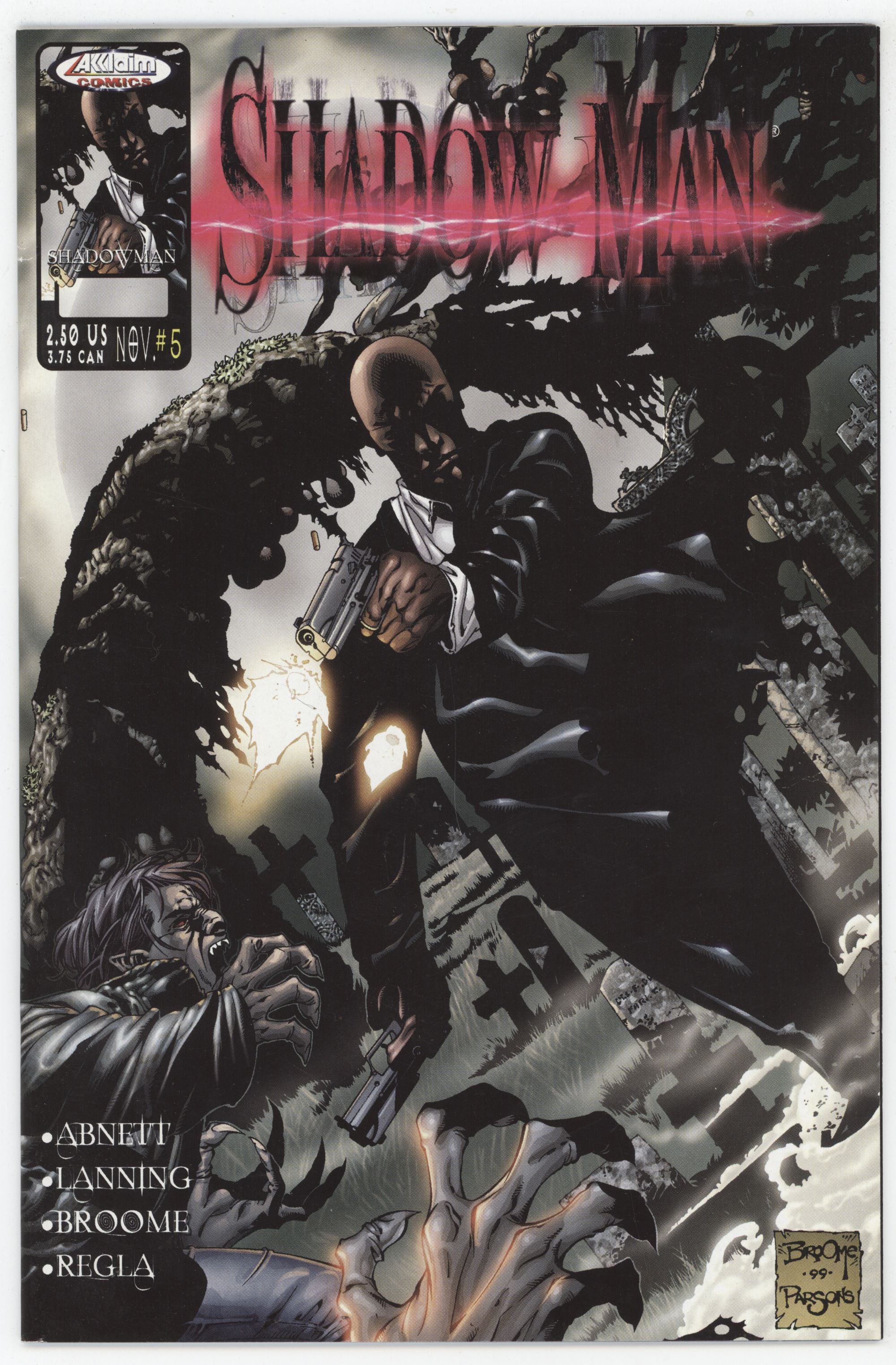 Shadowman 5 Acclaim 1999 FN VF Matt Broome Valiant | Golden Apple Comics