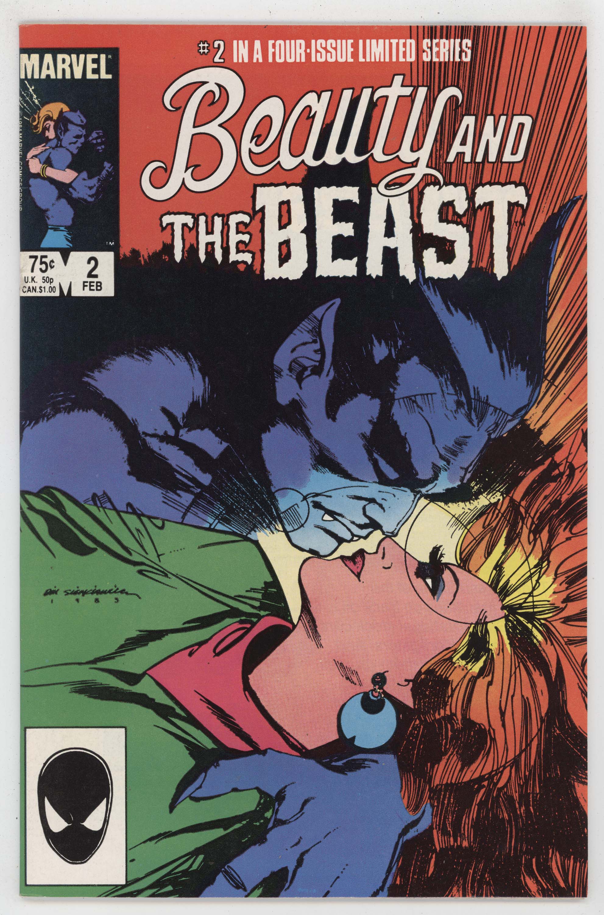 Beauty And The Beast 2 Marvel 1985 NM Bill Sienkiewicz Dazzler Kiss Dr ...
