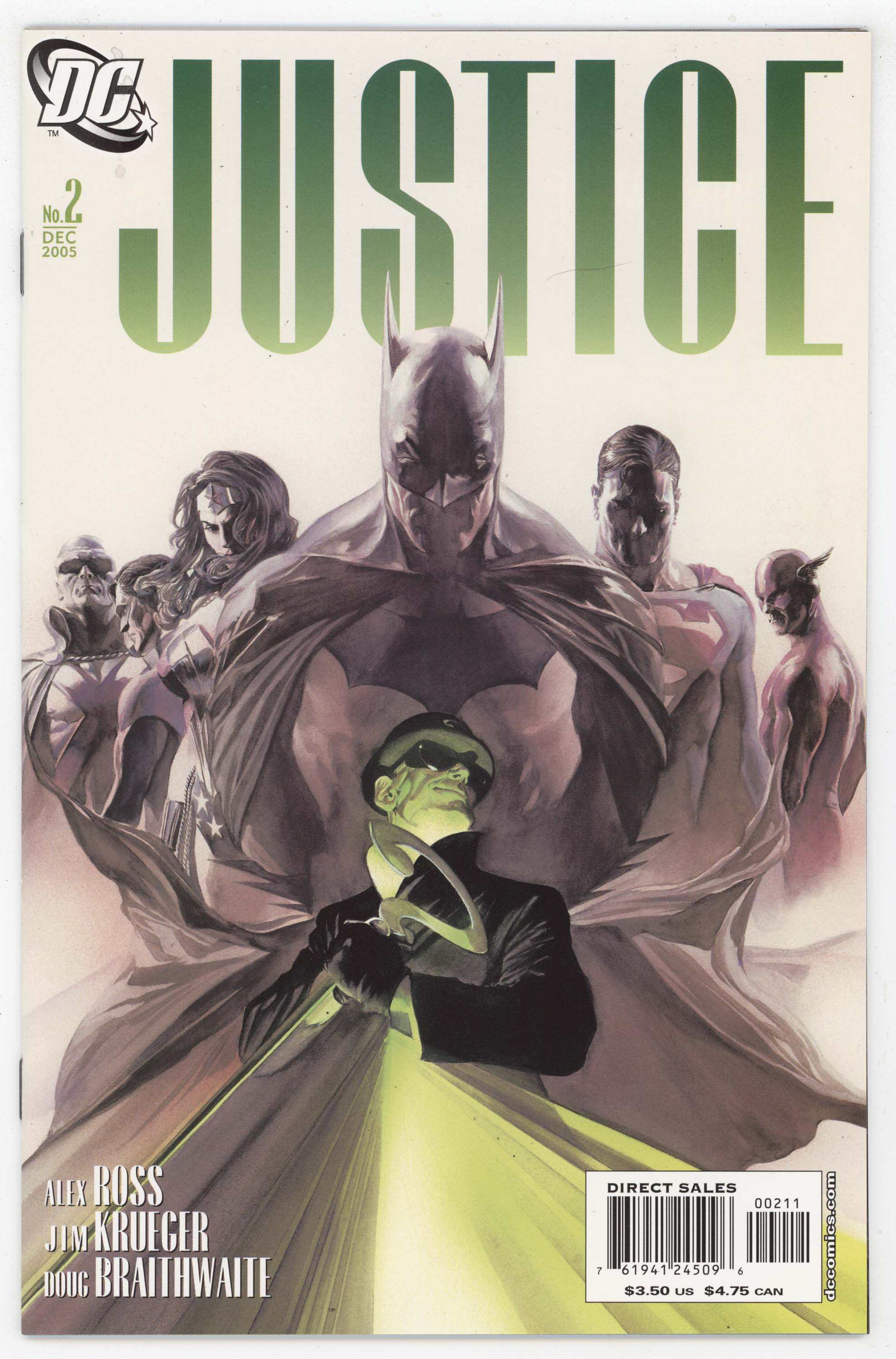 Justice 2 A DC 2005 NM Alex Ross Batman Riddler | Golden Apple Comics