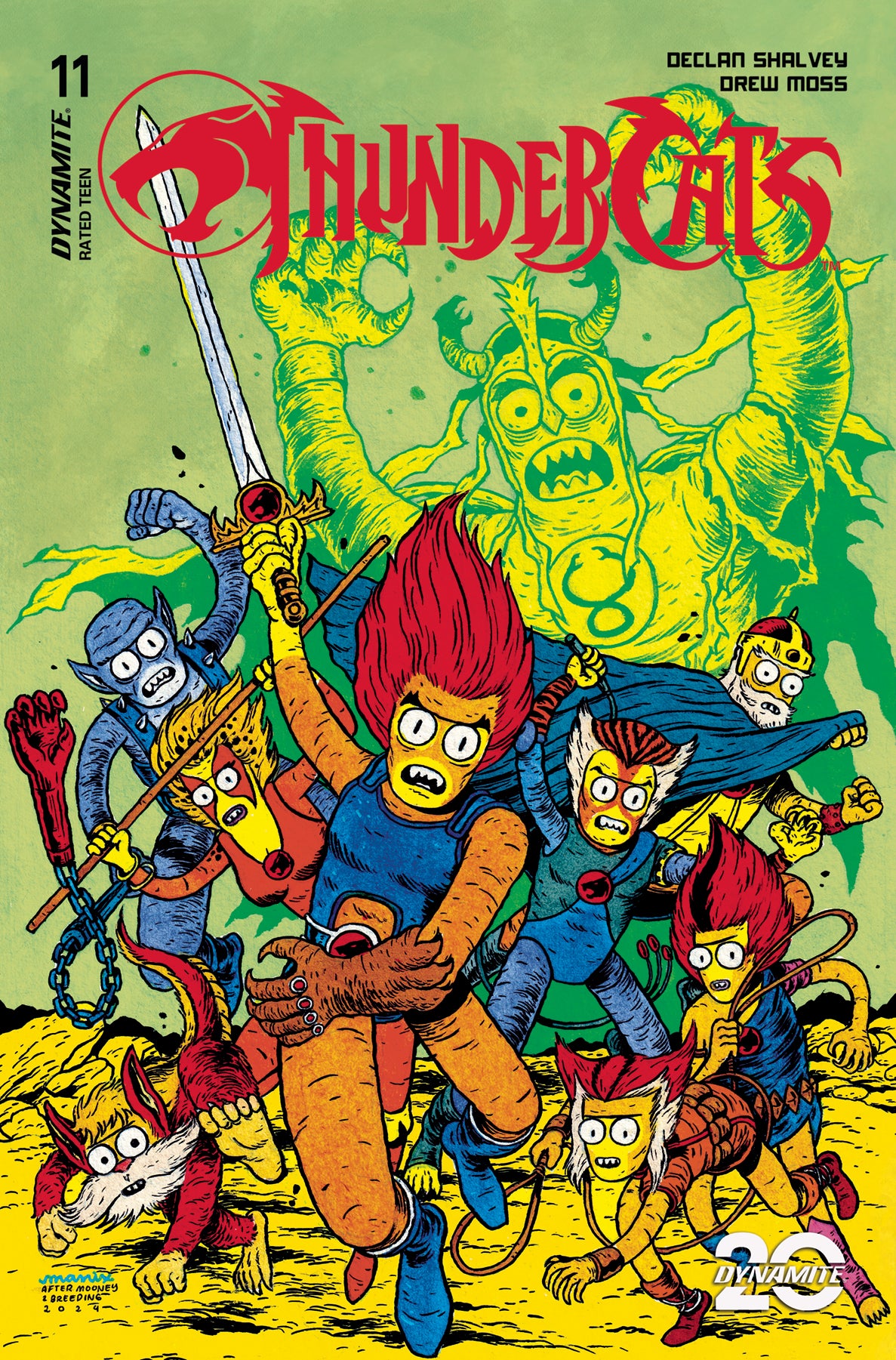 Thundercats #11 E Manix Variant (12/18/2024) Dynamite – Golden Apple Comics