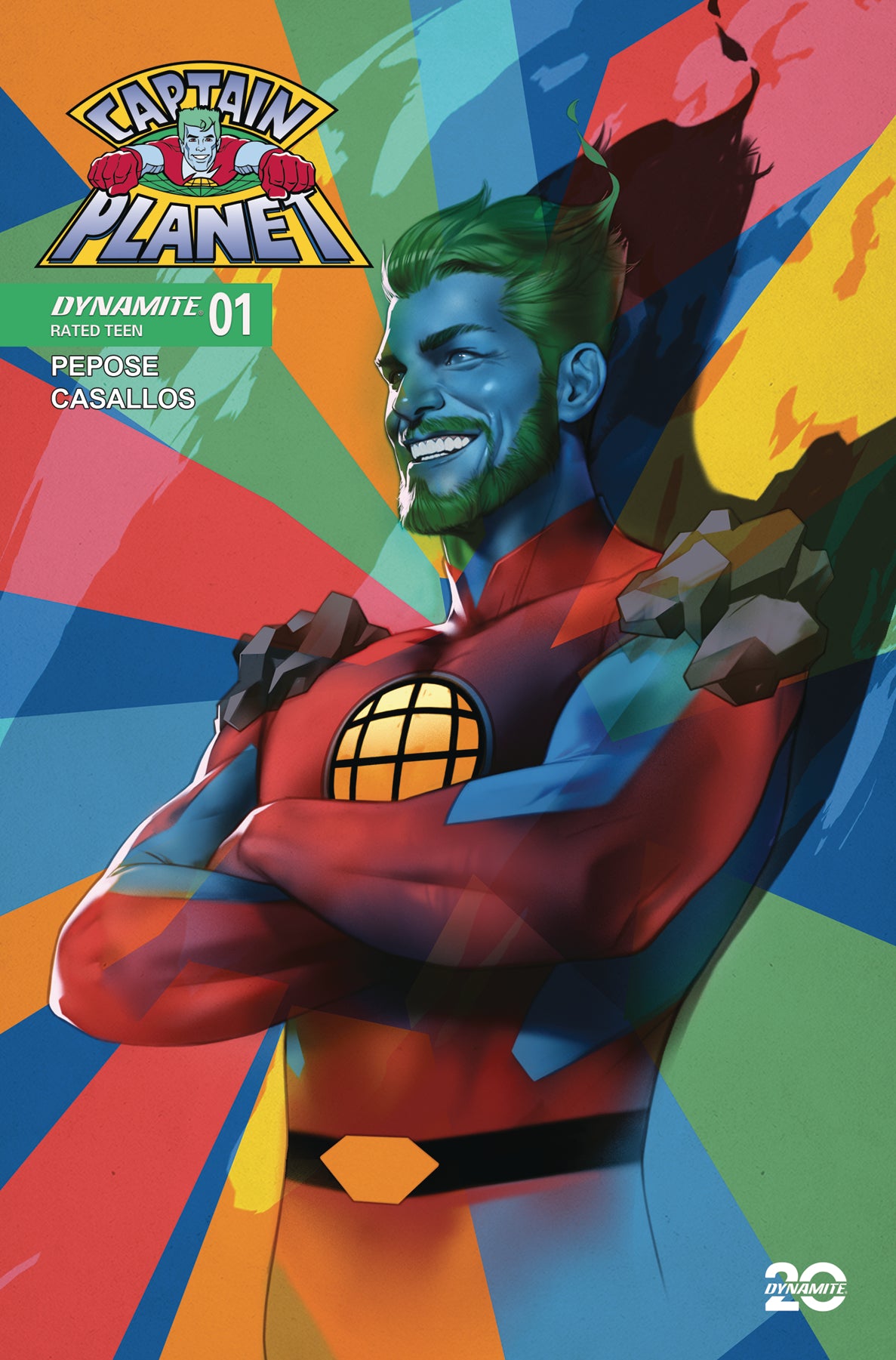 Captain Planet #1 D Ben Oliver Variant (05/07/2025) Dynamite | Golden ...