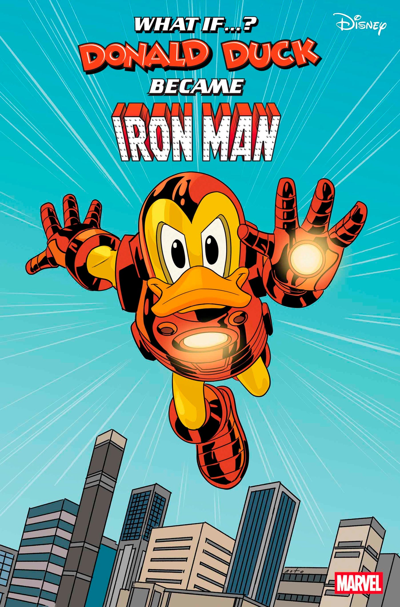What If Donald Duck Became Iron Man #1 C Phil Noto Goofy Iron Man ...