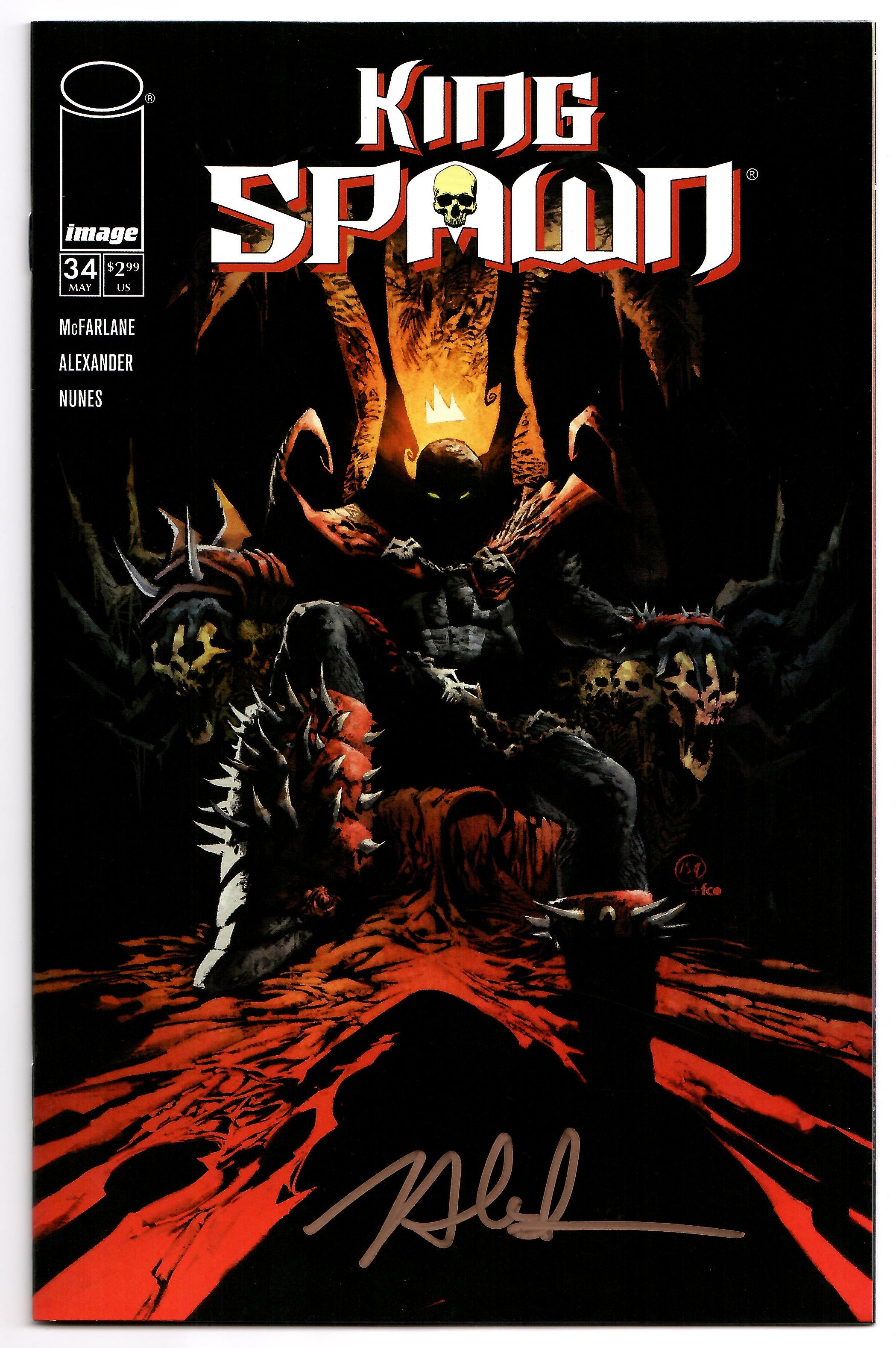 King Spawn #34 A SIGNED Jason Shawn Alexander (05/29/2024) Image ...