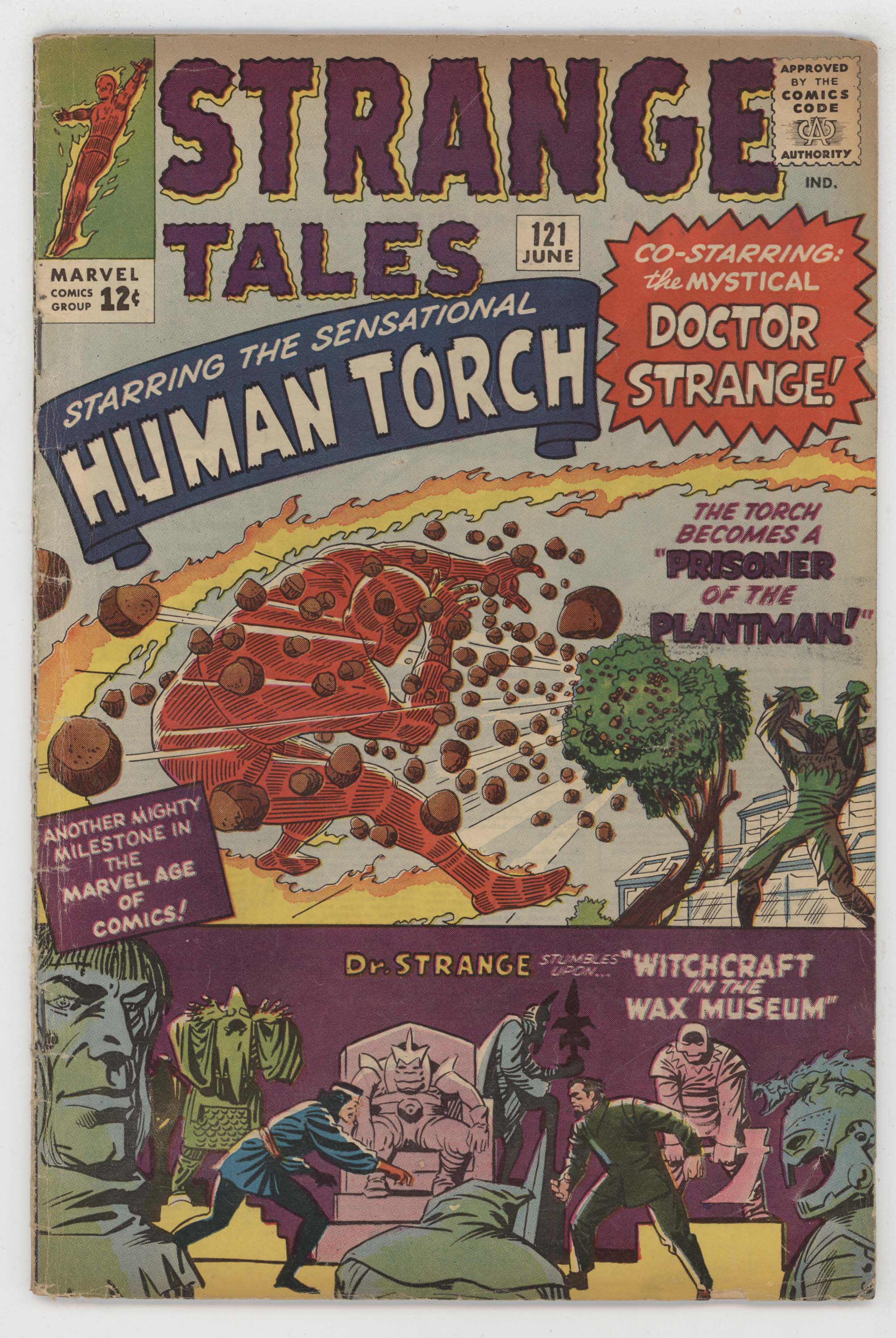 Strange Tales 121 Marvel 1964 VG Doctor Strange Human Torch 1st Baron ...