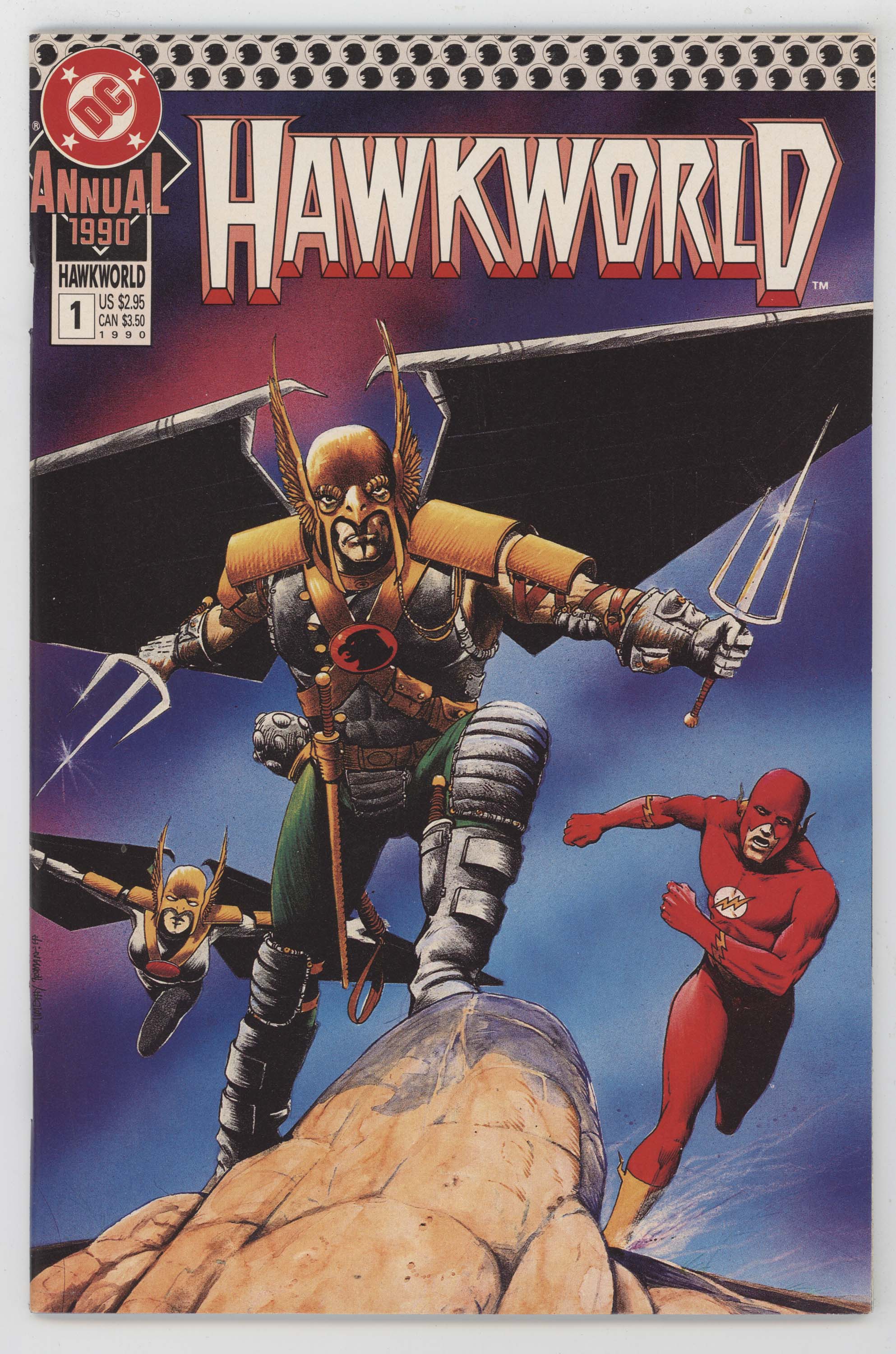 Hawkworld Annual 1 DC 1990 NM Timothy Truman | Golden Apple Comics