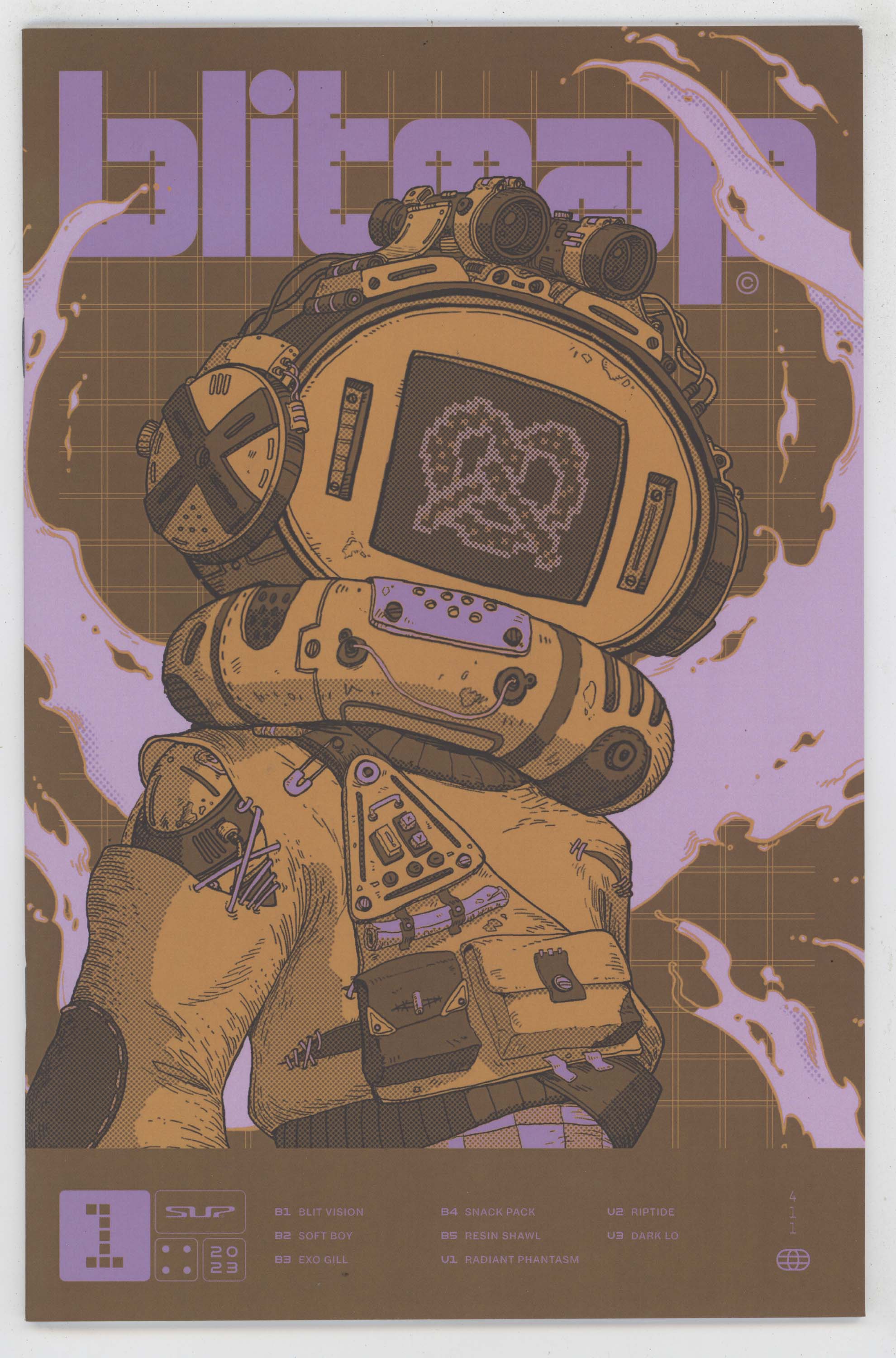 BLITMAP #1 (OF 6) Opened Three Dots Brown Purple – Golden Apple Comics