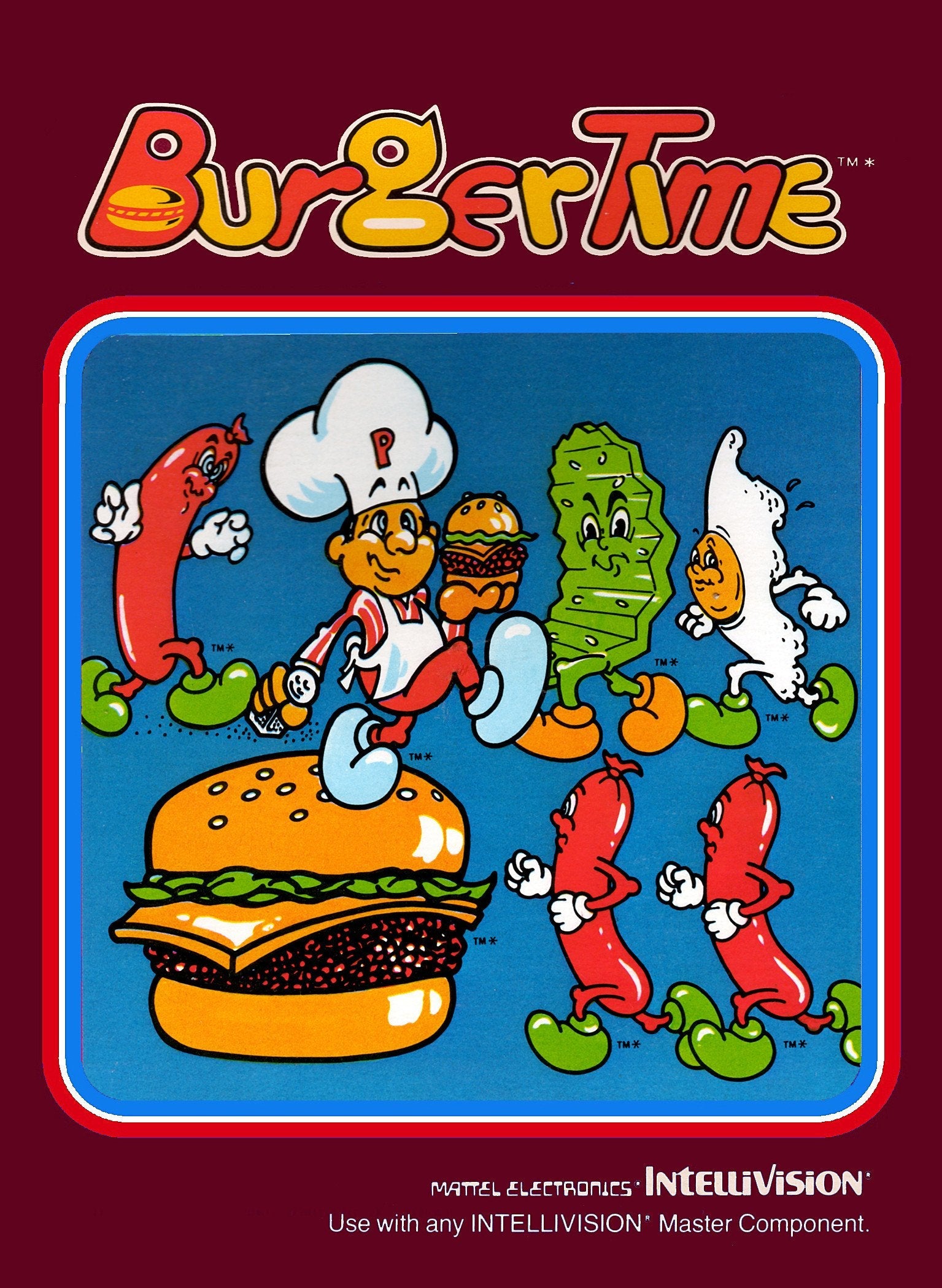 Burgertime (Intellivision) | Golden Apple Comics