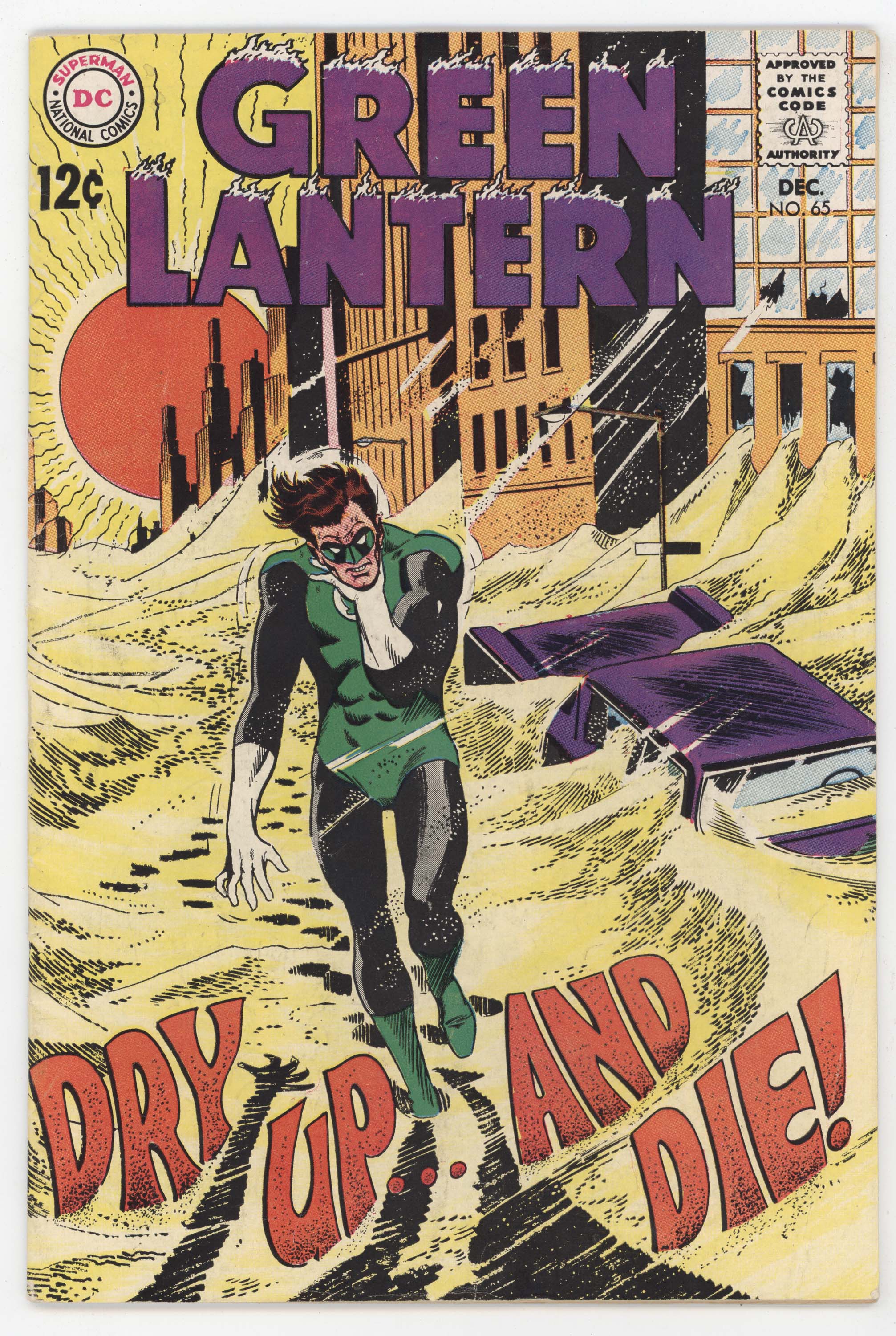 Green Lantern 65 DC 1968 FN Denny O'Neil Hector Hammond – Golden Apple ...