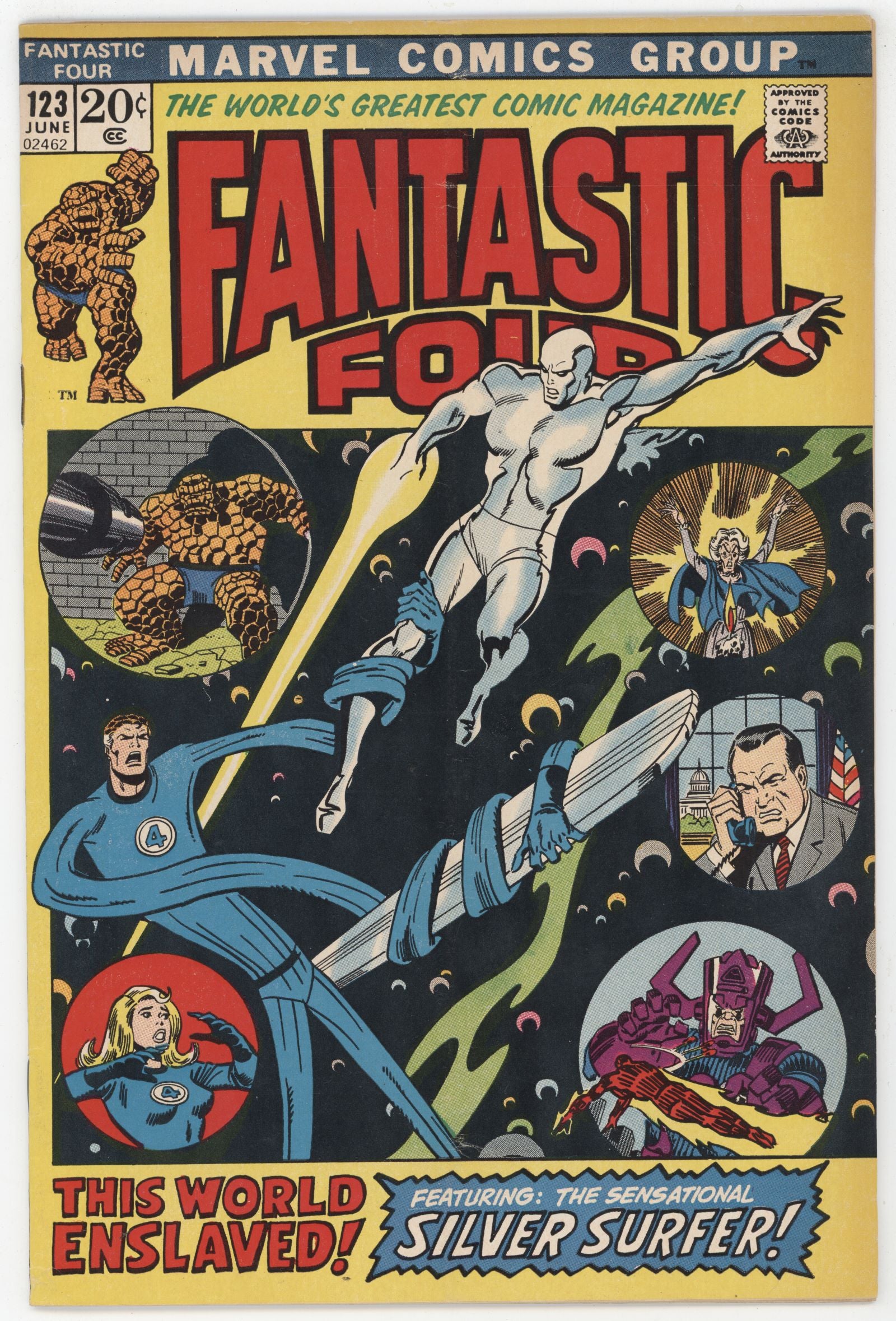 Silver Surfer Fantastic Four Comic