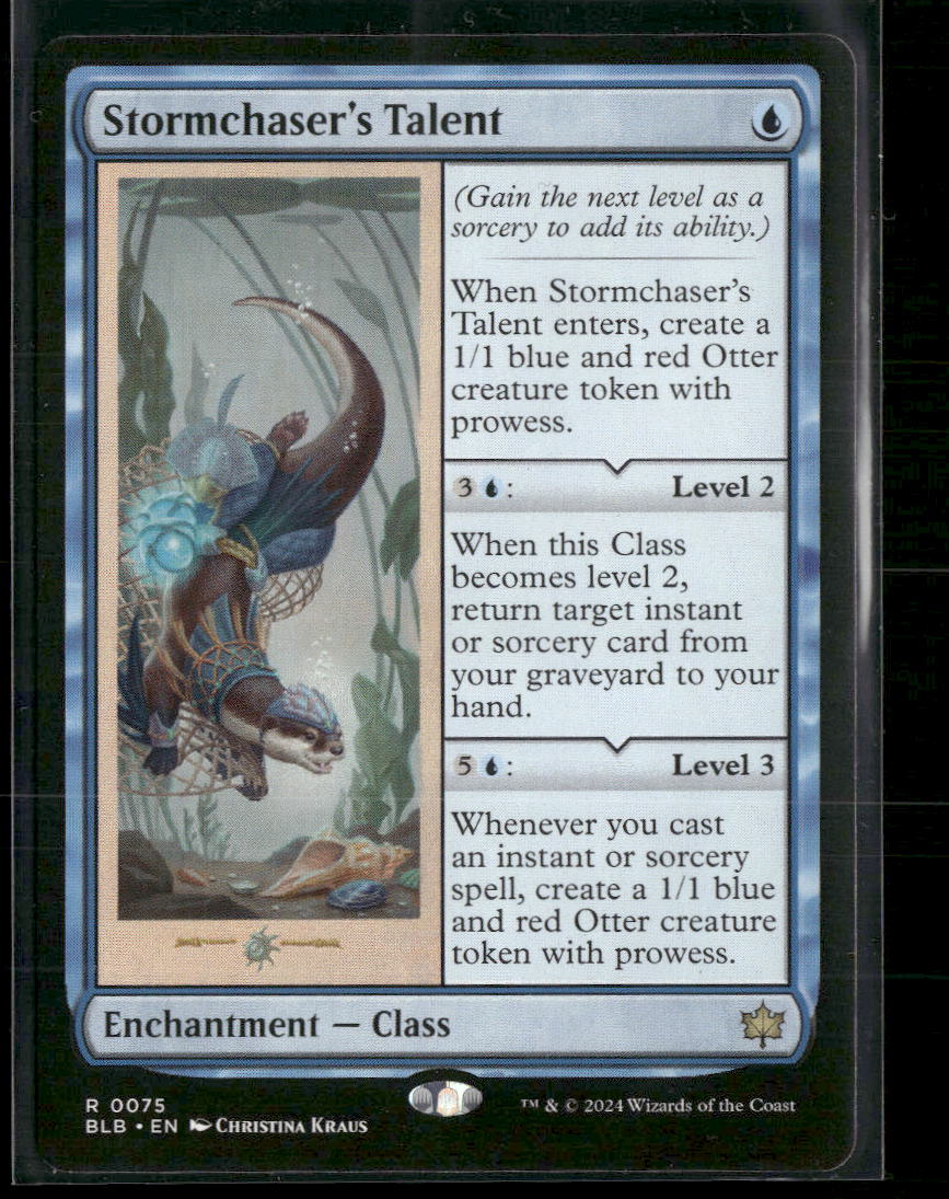 Bloomburrow Stormchaser's Talent #75 | Golden Apple Comics