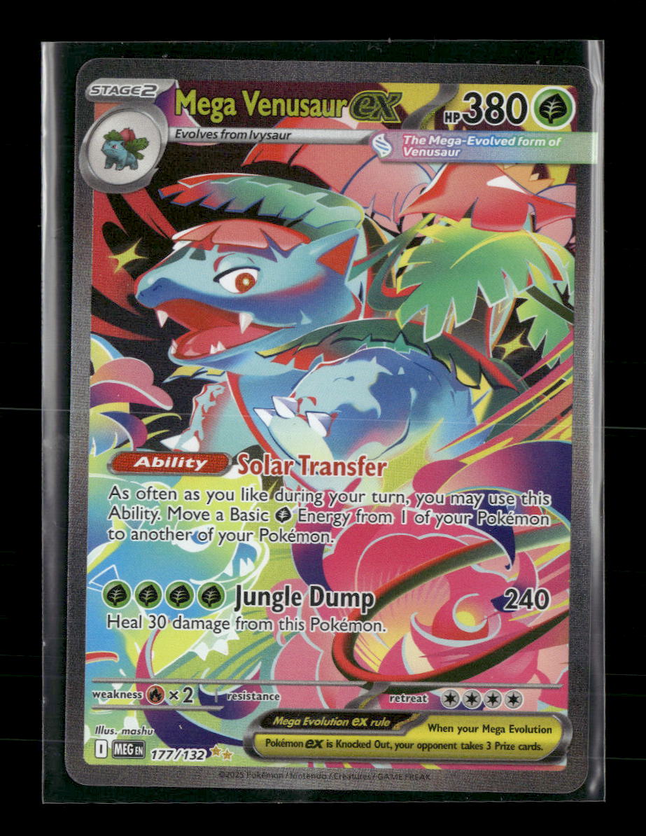 ME01: Mega Evolution Mega Venusaur ex #177/132 | Golden Apple Comics