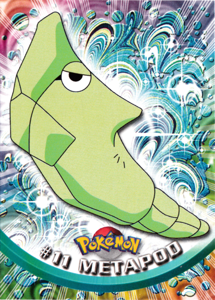 Metapod (11) [Topps TV Animation Edition Series 1 (First Print ...