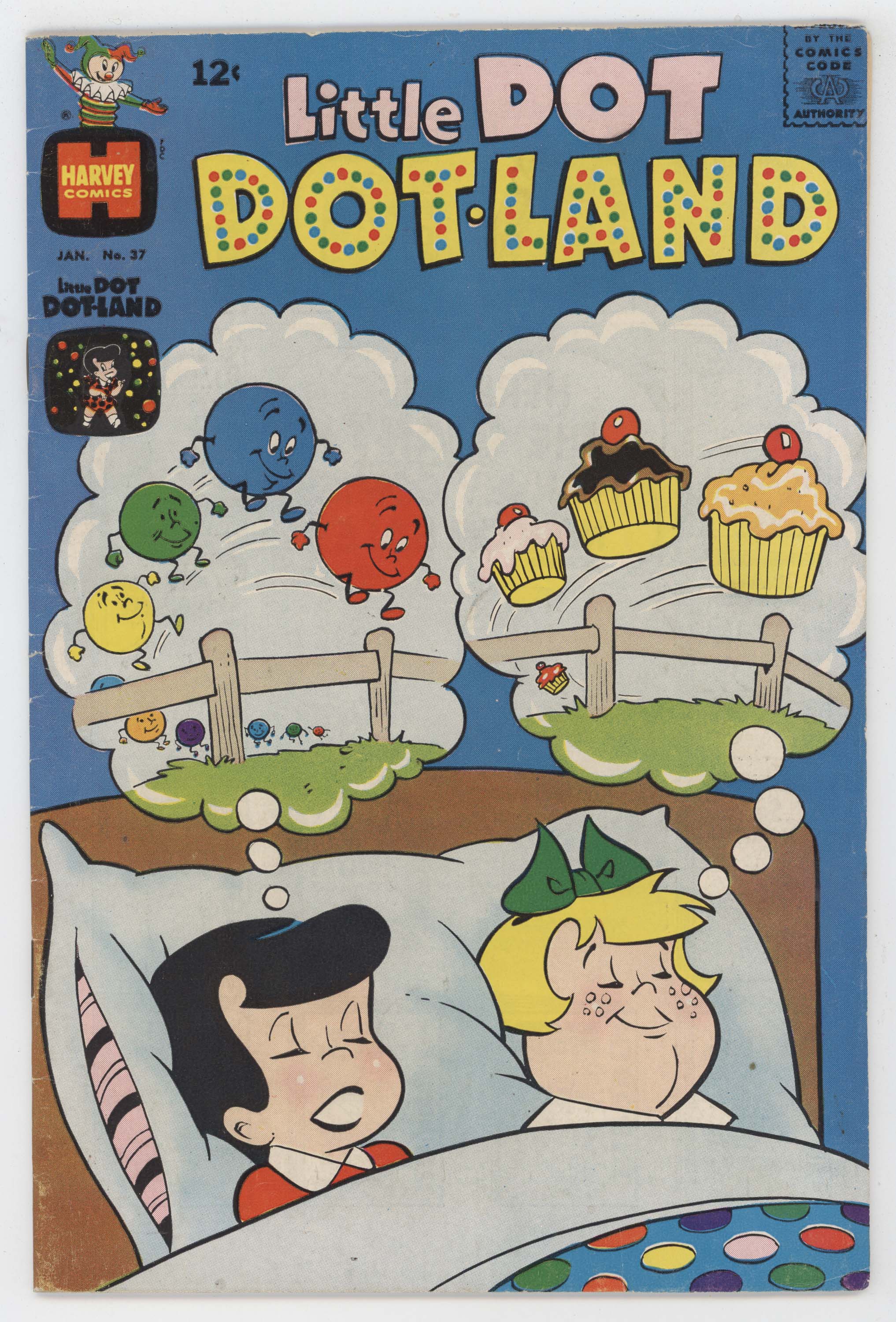Little Dot Dotland 37 Harvey 1969 FN Warren Kremer Richie Rich Cupcake ...