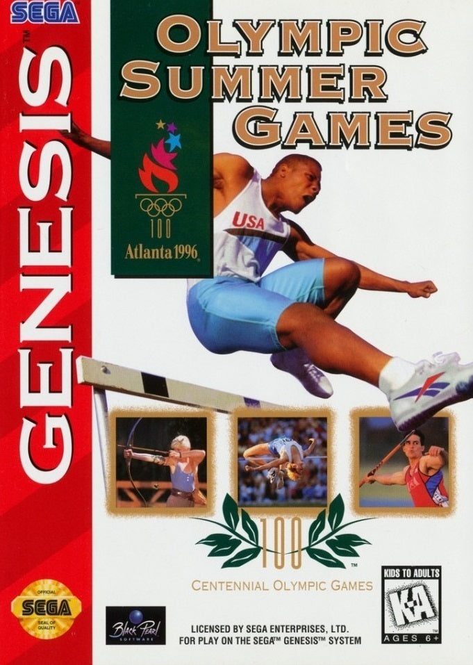 Olympic Summer Games: Atlanta 1996 (Sega Genesis) – Golden Apple Comics