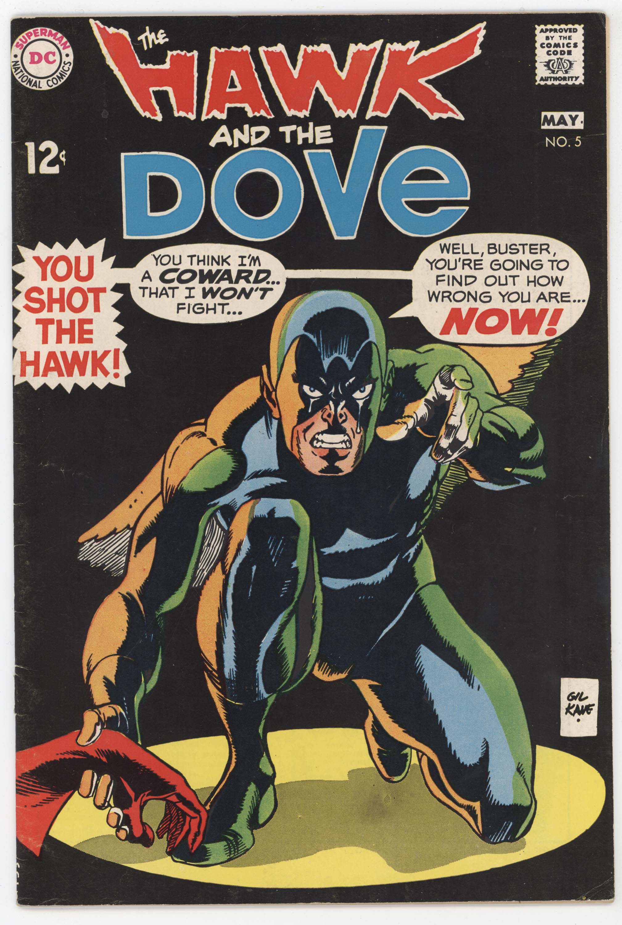 Hawk And The Dove 5 DC 1969 VG Gil Kane Wally Wood – Golden Apple Comics