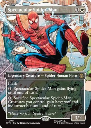 Spectacular Spider-Man (Borderless) (SPM-014) - Marvel's Spider-Man ...
