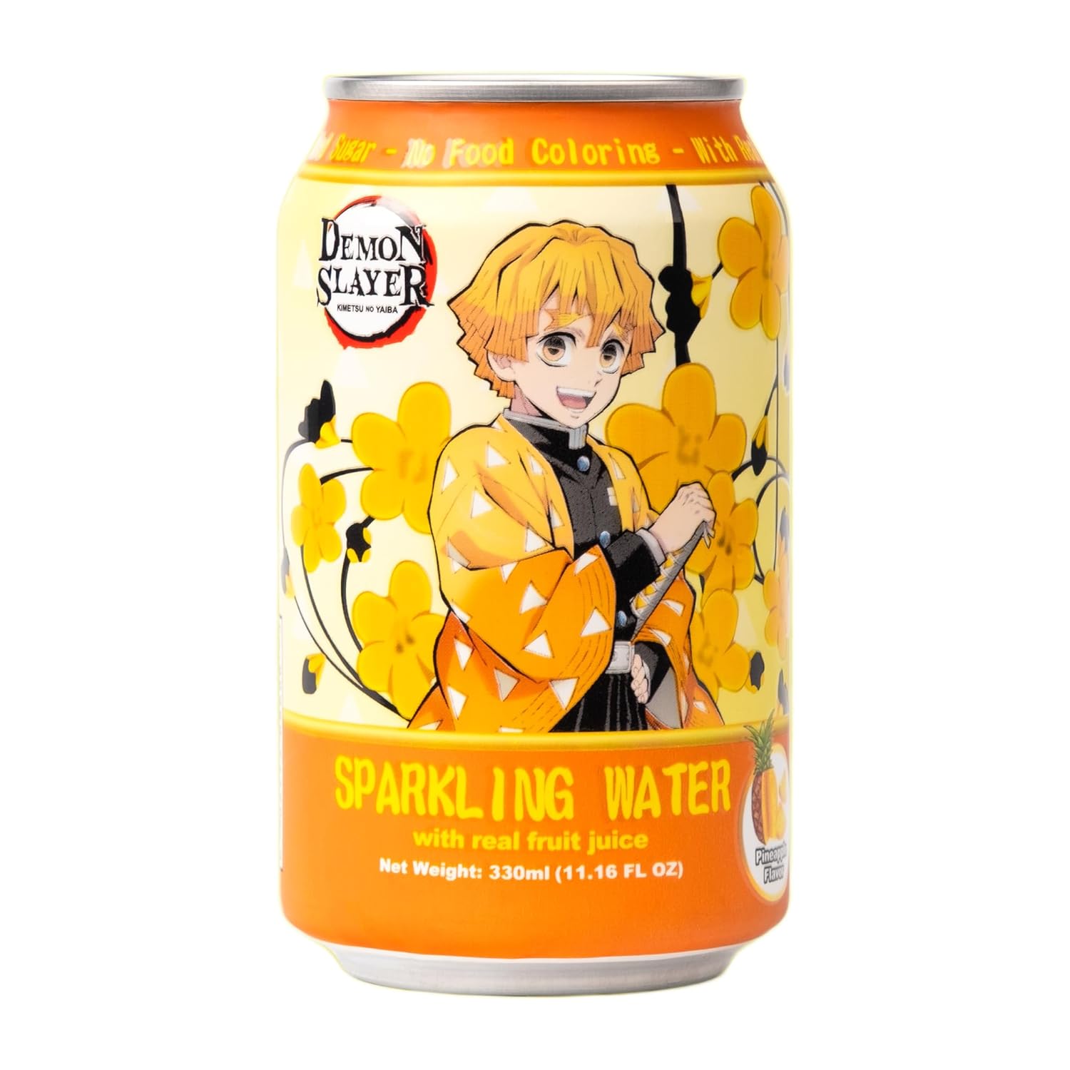 Demon Slayer Pineapple Sparkling Water – 11.16 fl oz (330 ml) Cans ...