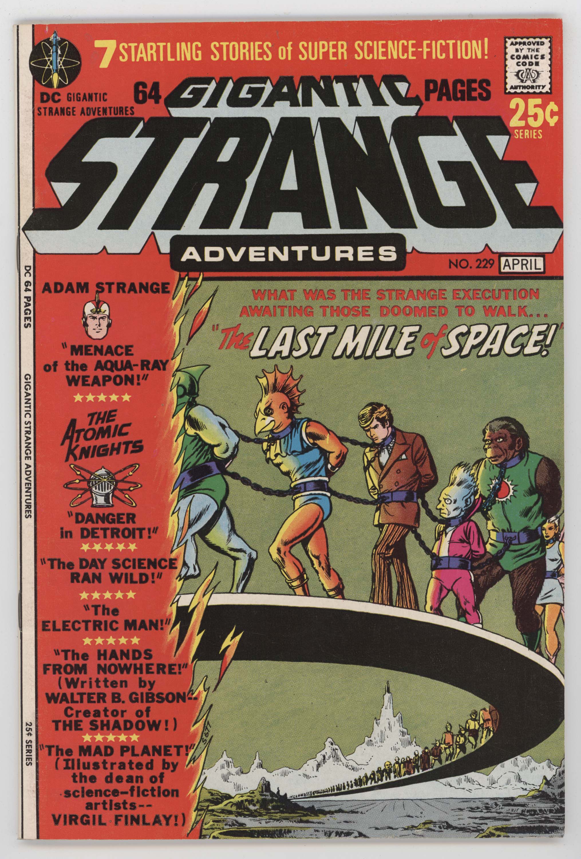 Strange Adventures 229 DC 1971 VF Murphy Anderson Adam Strange Bondage ...
