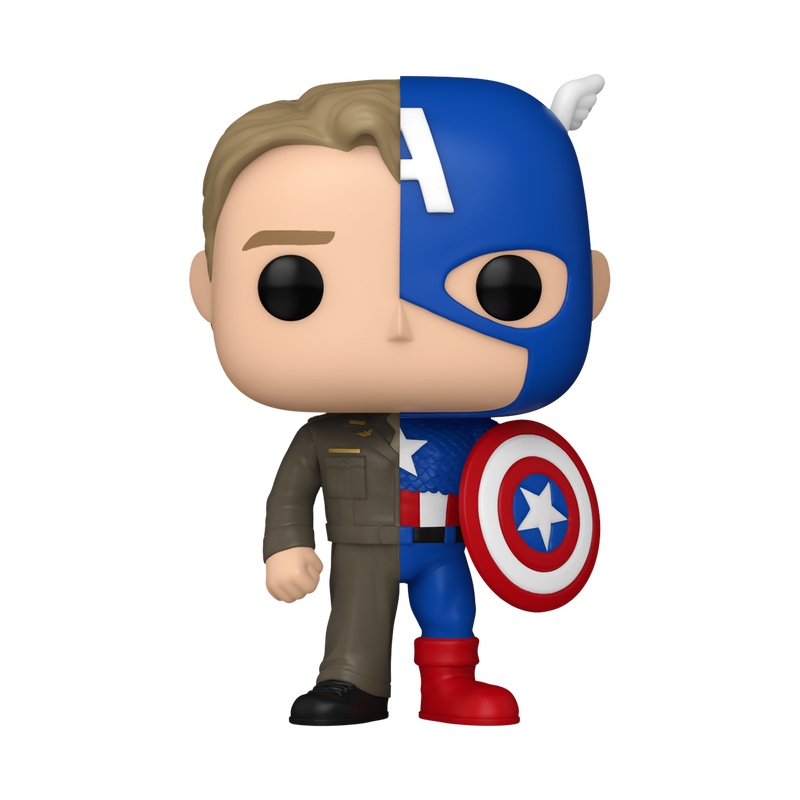 POP! Marvel: Split - Captain A/Steve R – Golden Apple Comics