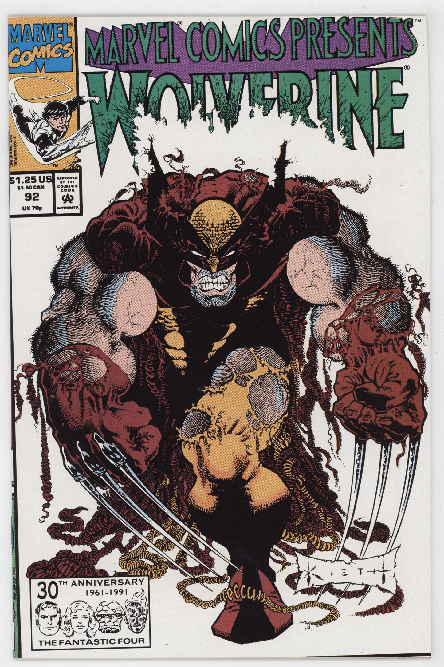 Marvel Comics Presents 92 1991 NM+ 9.6 Wolverine Ghost Rider Sam Kieth ...