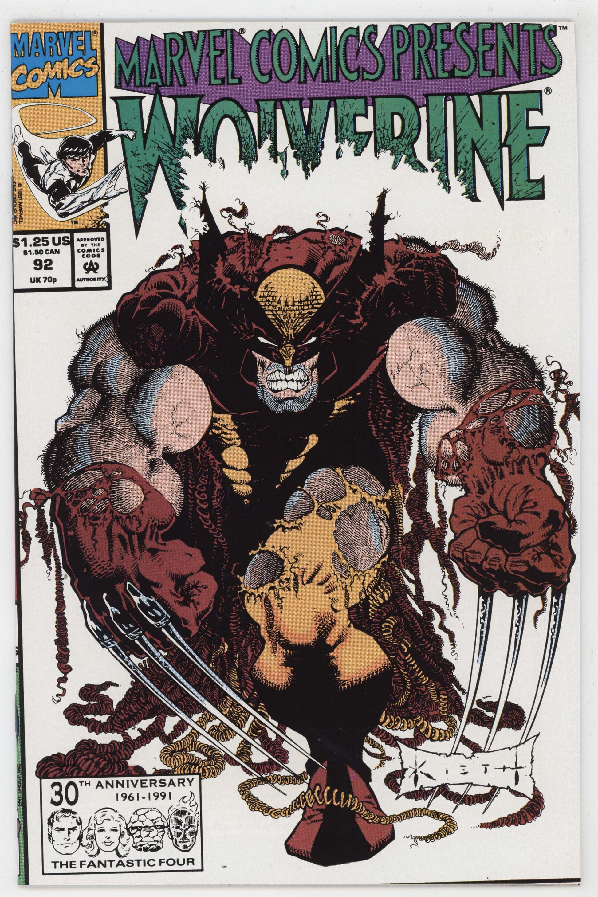 Marvel Comics Presents 92 1991 NM+ 9.6 Wolverine Ghost Rider Sam Kieth ...