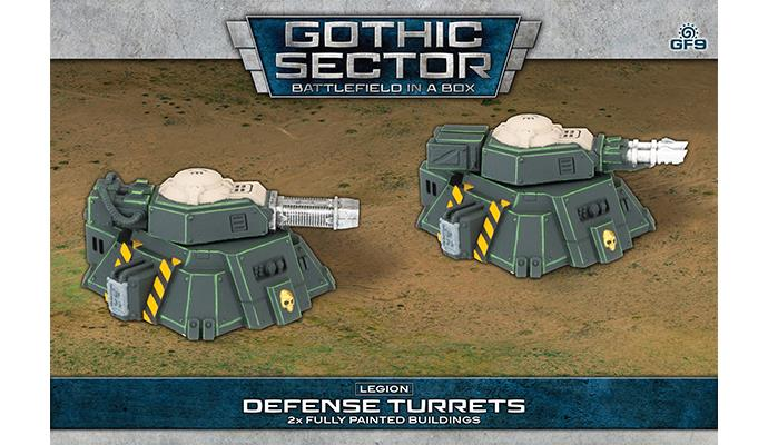 Battlefield in a Box: Gothic Sector - Legion Defense Turrets – Golden ...