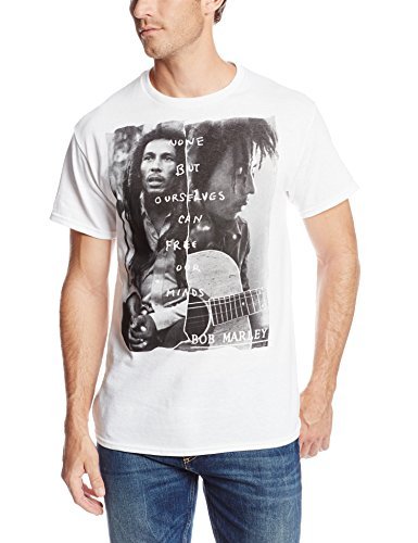Bob Marley Zion Rootswear Men'S Bob Marley Free Our Minds T-Shirt ...