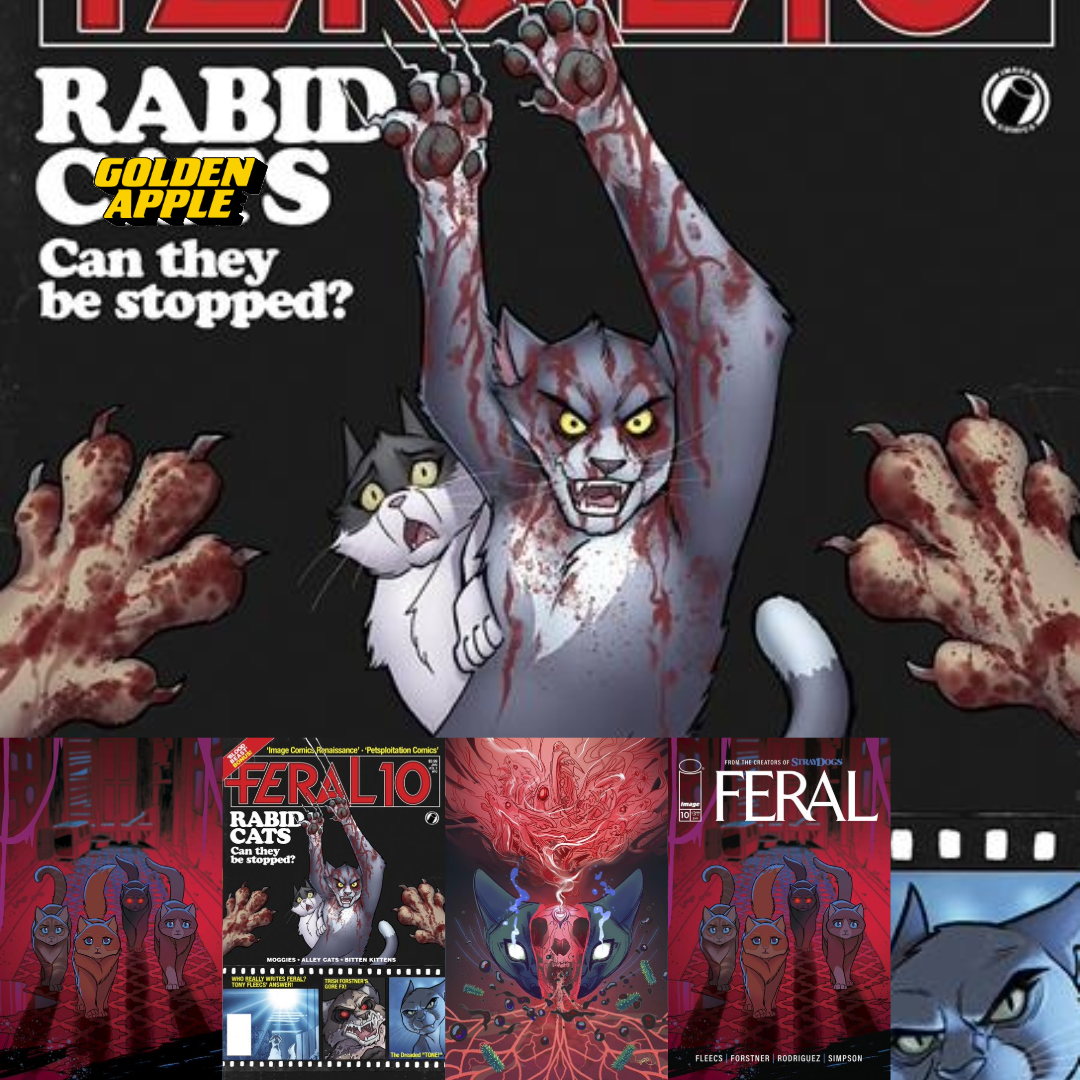 Feral #10 A1 Cover Set Of 4 1:10 1:25 (01/29/2025) Image – Golden Apple ...