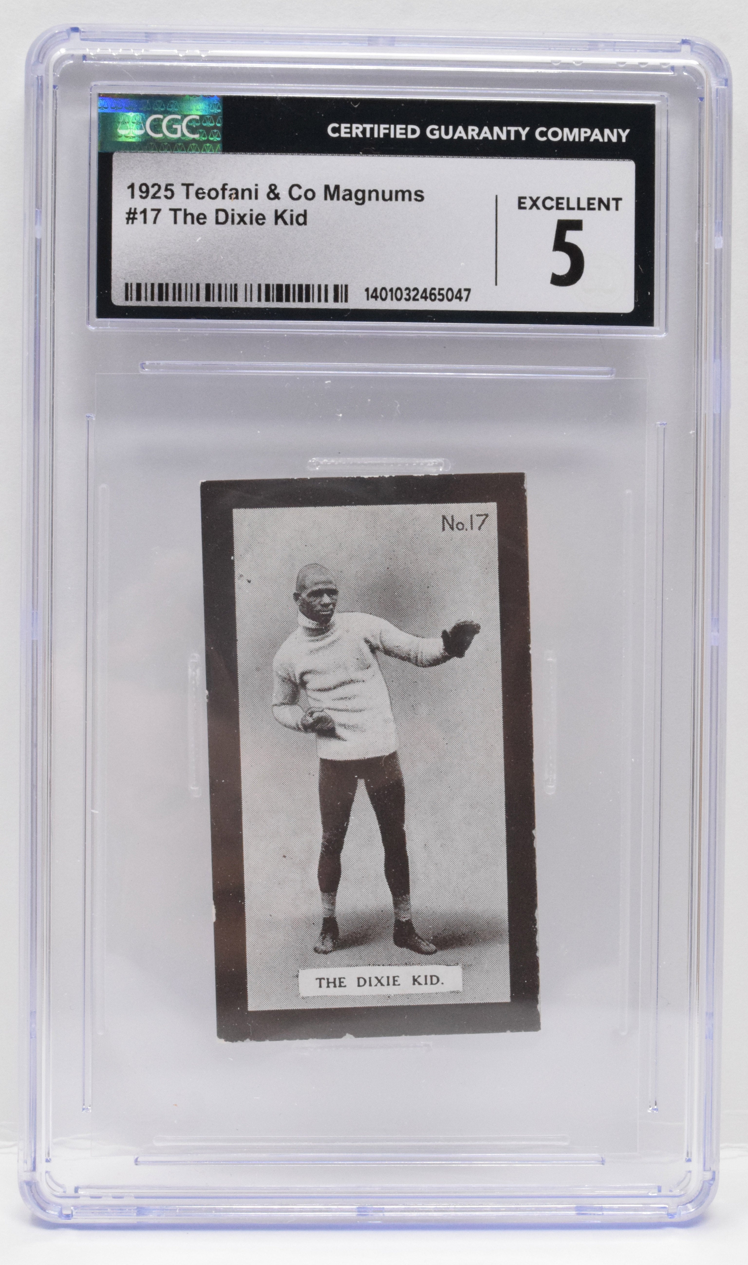 Dixie Kid Boxing Card Teofani Magnums 1925 17 CGC 5 – Golden Apple Comics