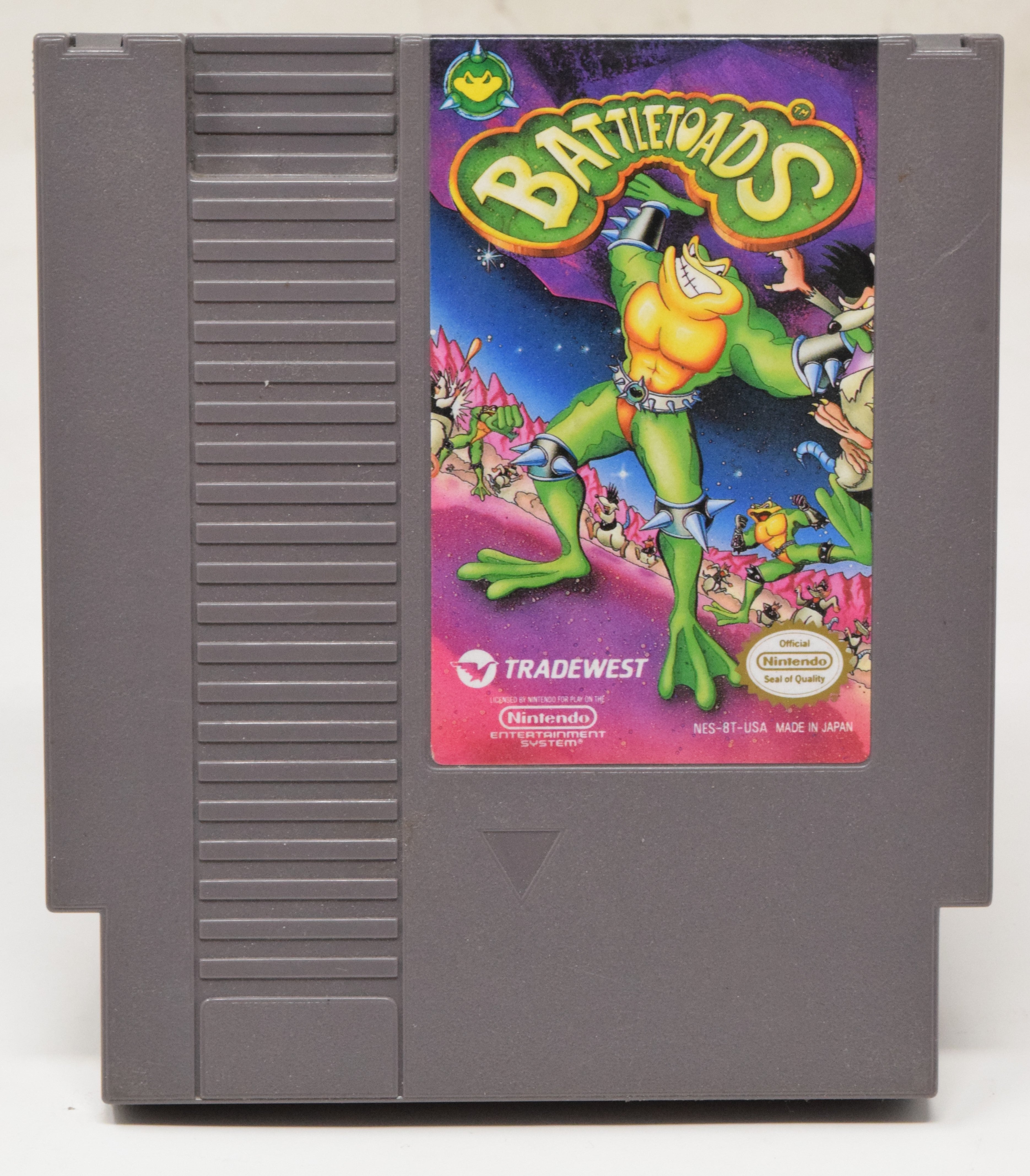 Nintendo NES Battletoads Tradewest Video Game Cartridge – Golden Apple ...