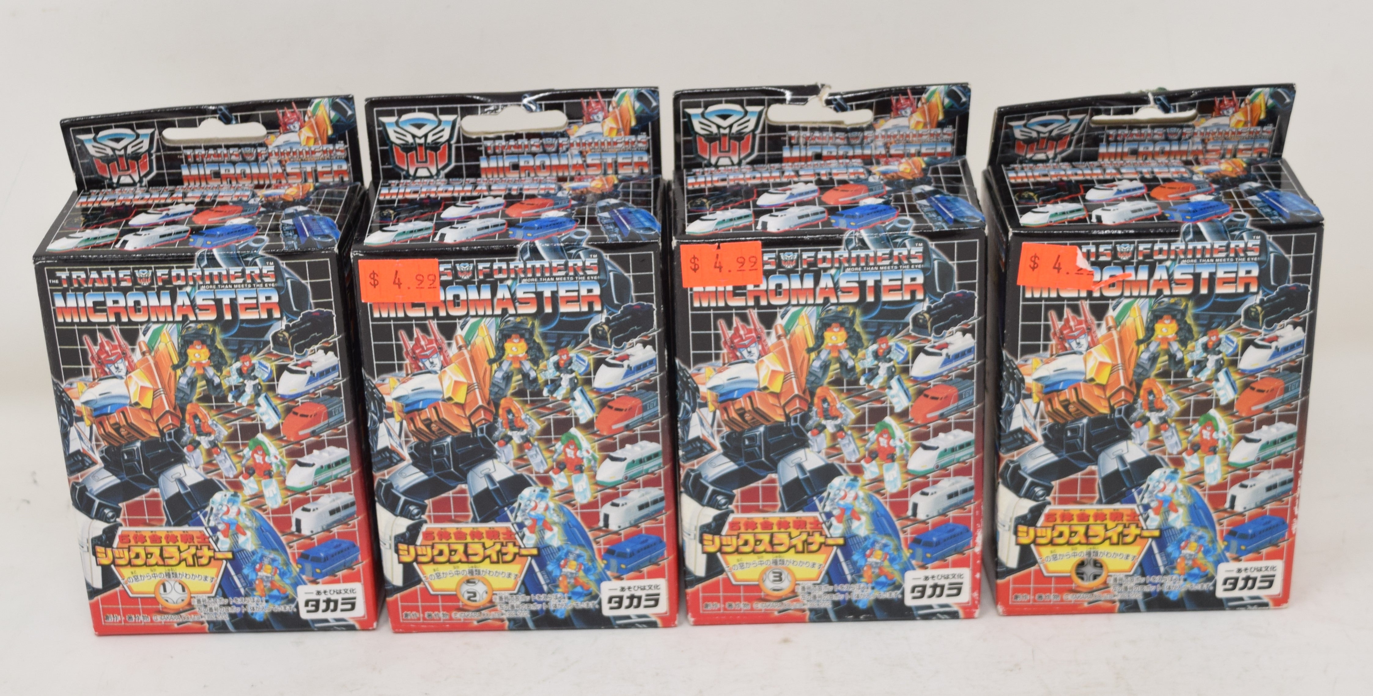 Transformers Micromaster Six Complete Train Set Takara Toys MOC New ...