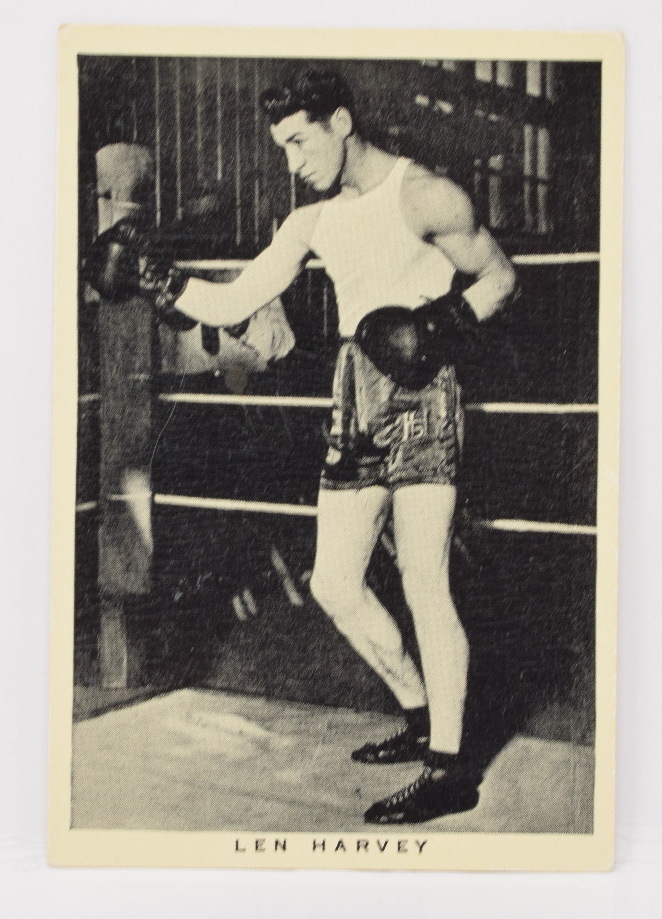 Len Harvey #4 WD Wills British Sporting Personalities Boxer Boxing Card ...