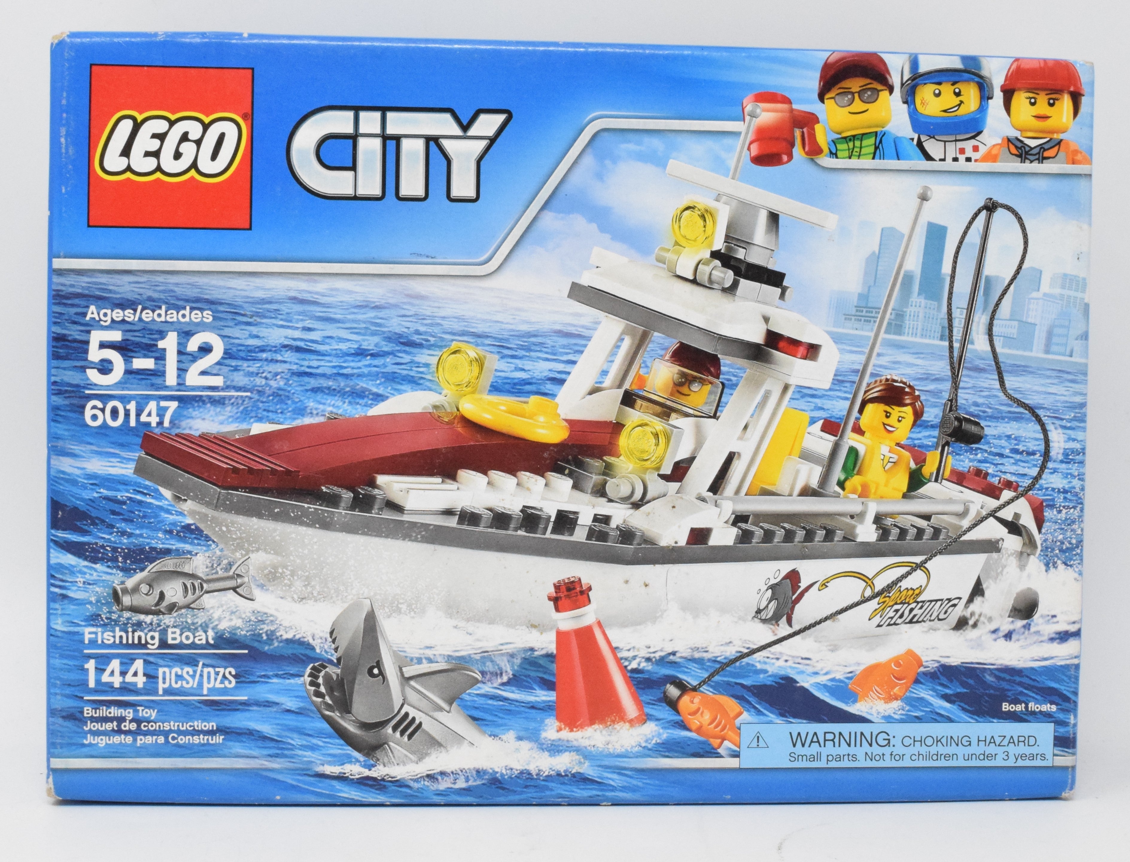 Lego City Fishing Boat Set 60147 Shark Ship New – Golden Apple Comics