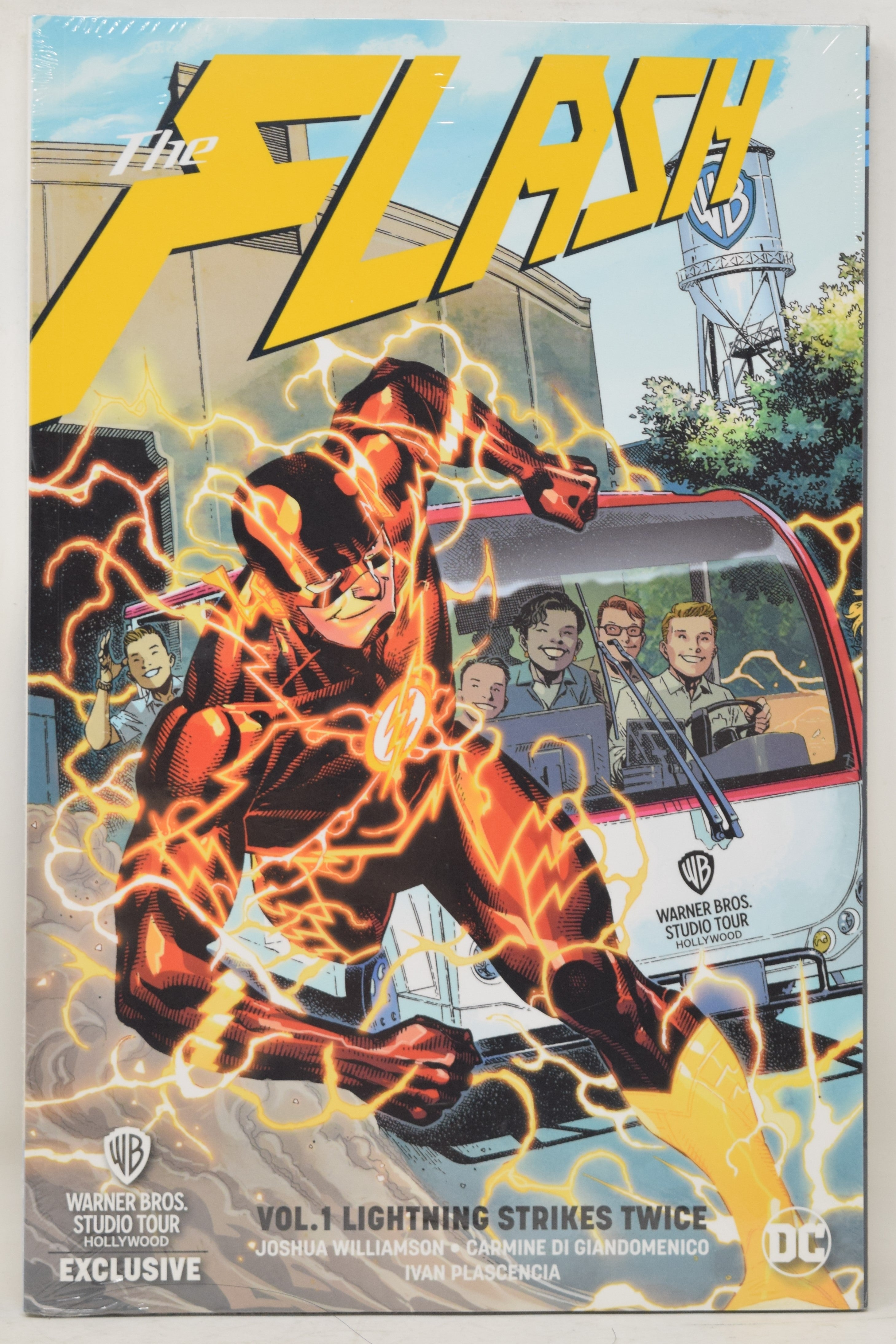 The Flash Lightning Strikes Twice TP WB Studio Tour Exclusive DC NM New ...