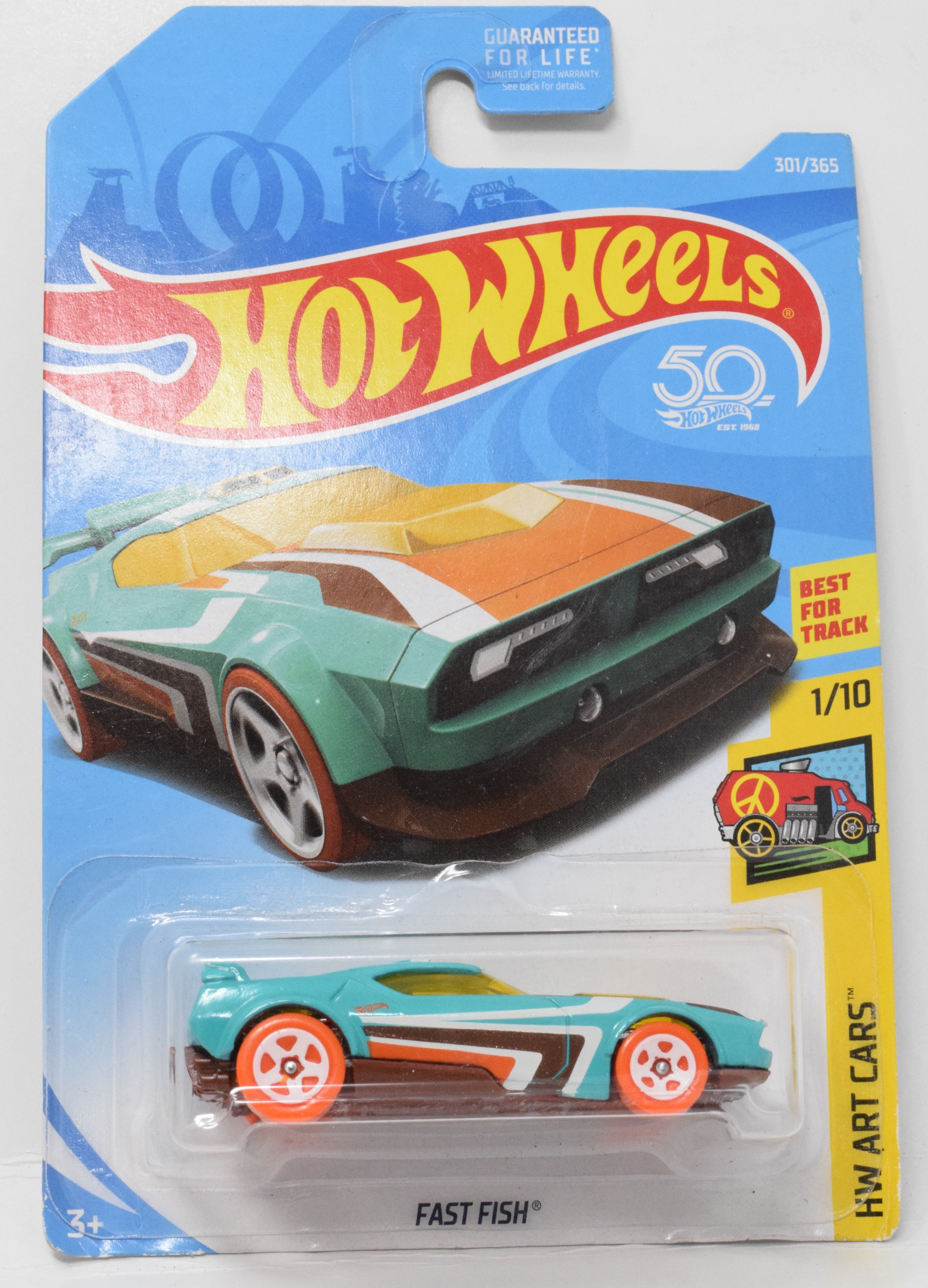 Hot Wheels Fast Fish HW Art Cars DieCast Car 1/10 301 New – Golden ...