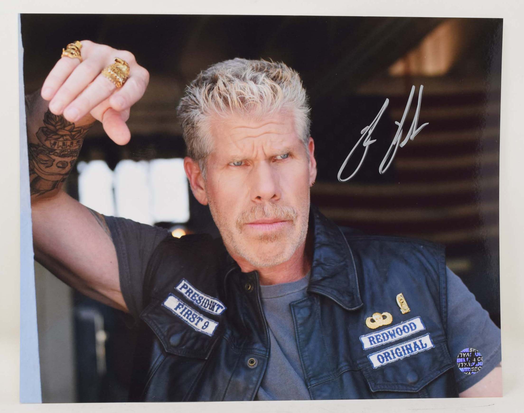 Ron Perlman Sons of Anarchy Signed Photo 8 x 10 COA – Golden Apple Comics