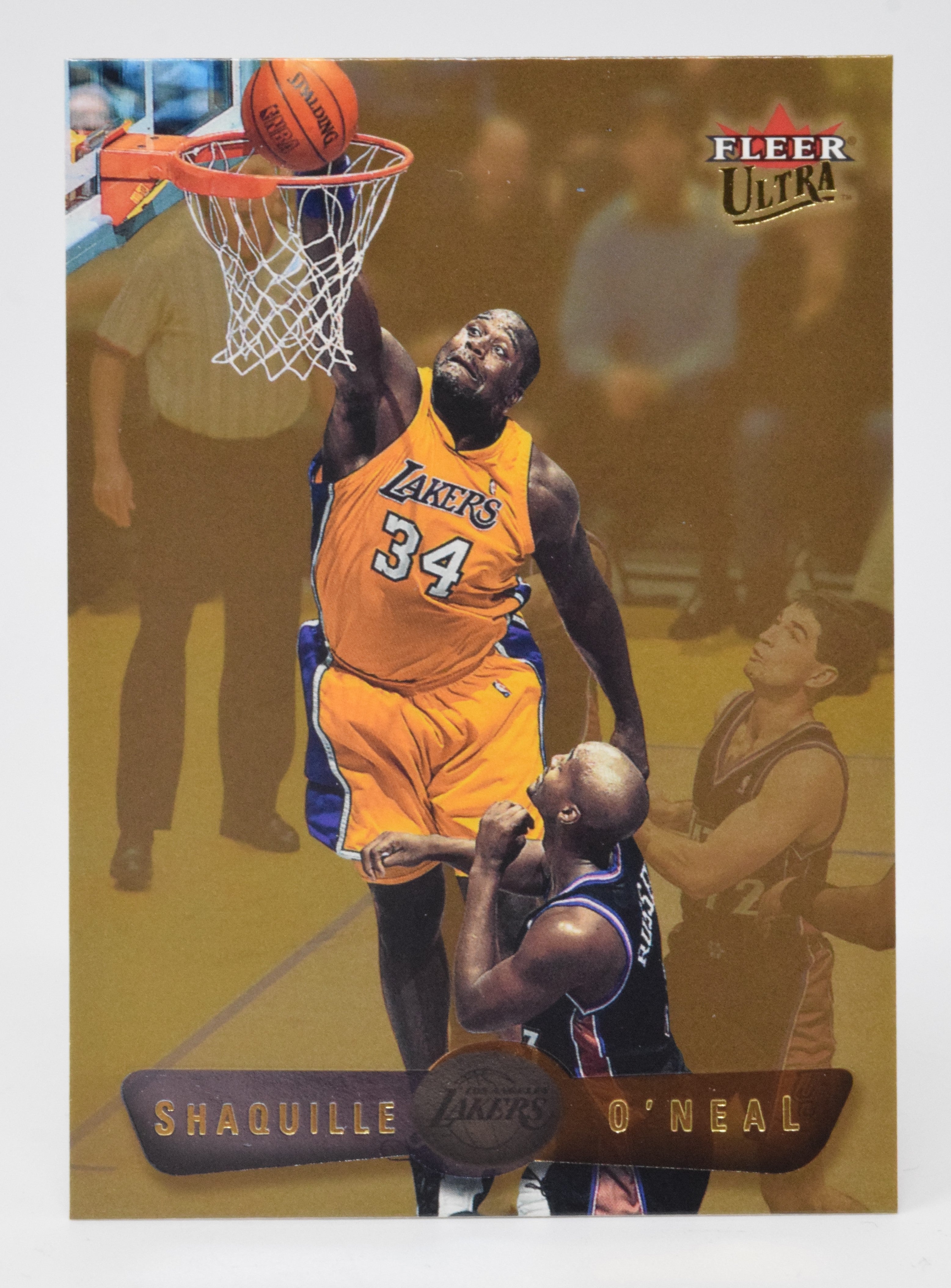 Shaq Shaquille O'Neal Basketball Card Fleer Ultra 2001 - 02 Gold Medal ...