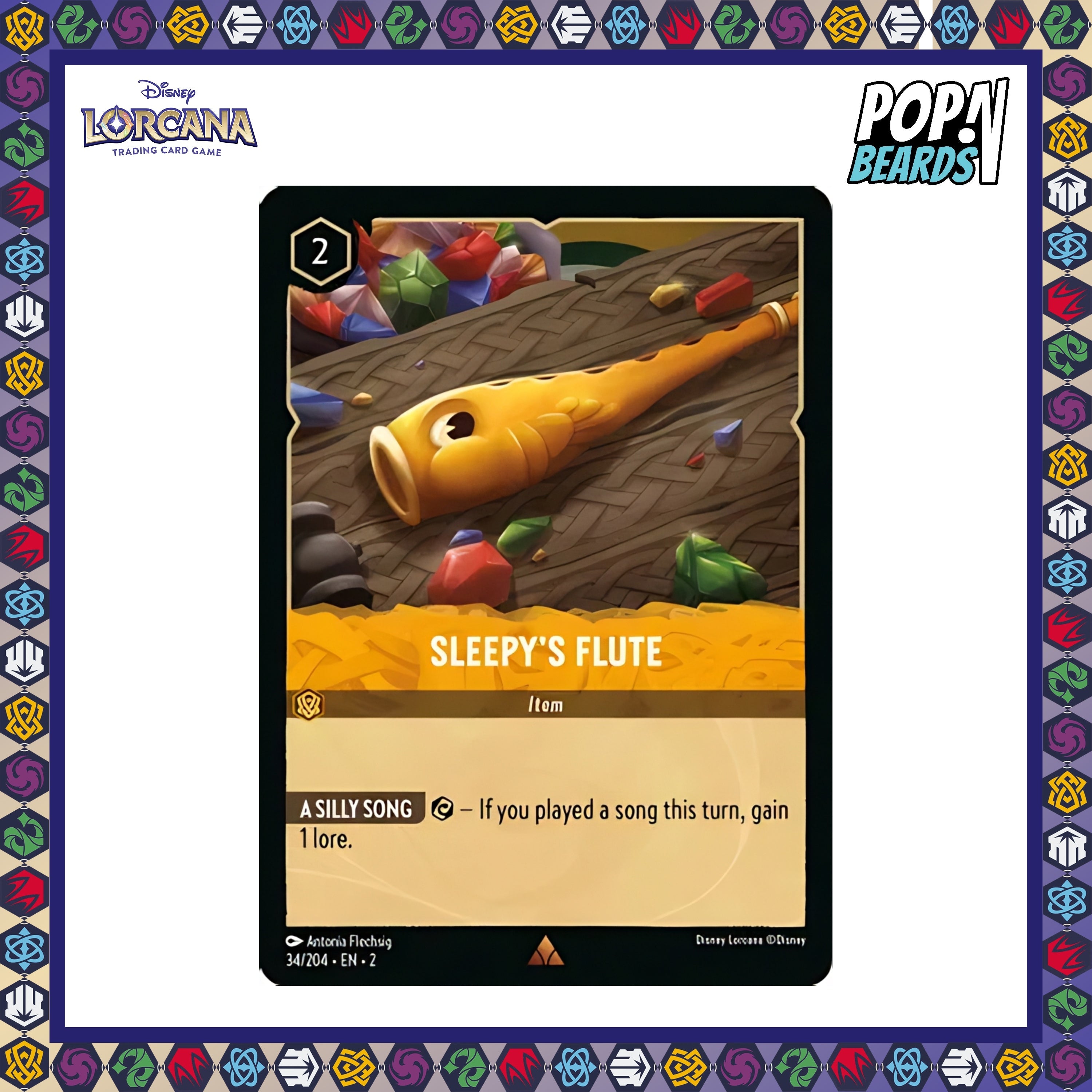 Disney Lorcana: ROTF, 34/204 Sleepy’s Flute (R) – Golden Apple Comics