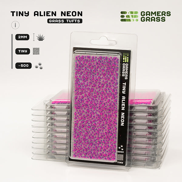 Gamers Grass Tufts: Tiny Alien Tufts- Neon 2mm – Golden Apple Comics