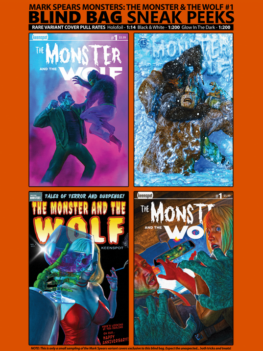 Mark Spears Monsters The Monster & The Wolf #1 A Mark Spears Blind Bag ...