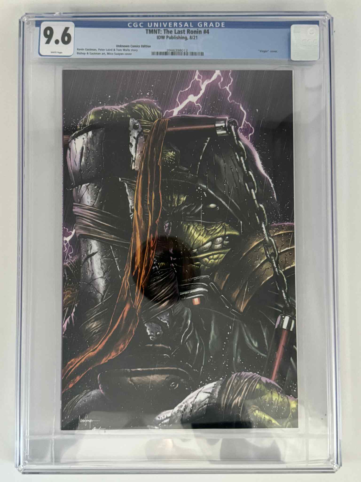 TMNT: The Last Ronin #4 CGC 9.6 Blue Label Suayan Exclusive Virgin Var ...