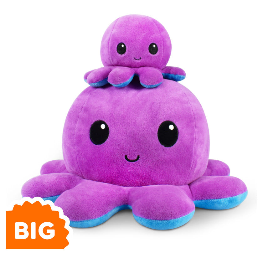 TeeTurtle Big Reversible Octopus: Purple/Blue (Big) – Golden Apple Comics